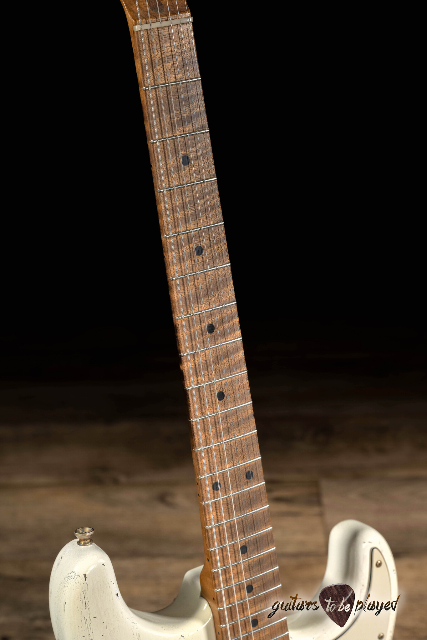 Mario Martin Guitars Paulownia S-Style w/ Reverse – Olympic White/3TSB ...