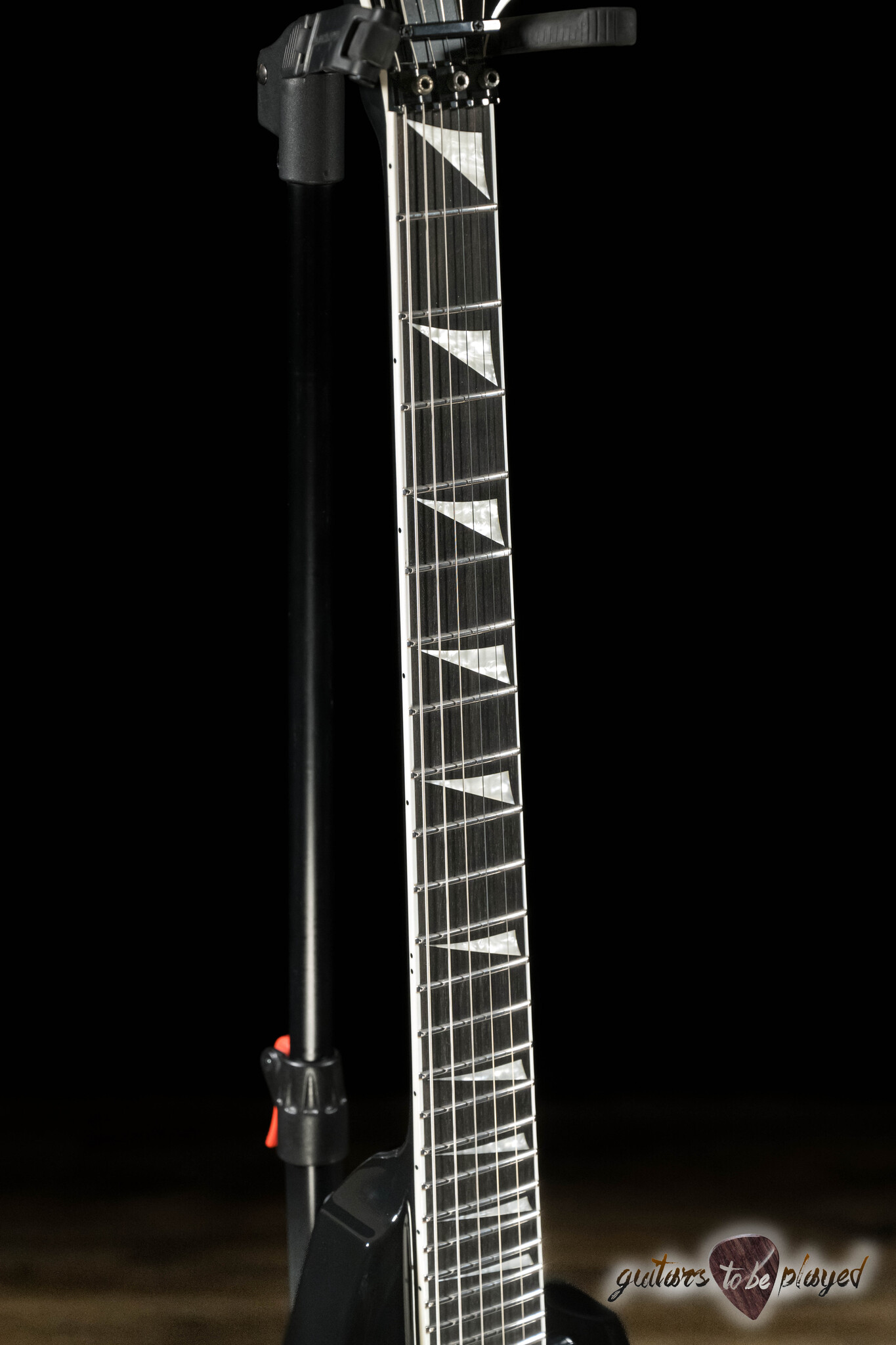 ESP E-II Arrow Floyd Rose EMG Guitar w/ Case – Black - Guitars To Be Played