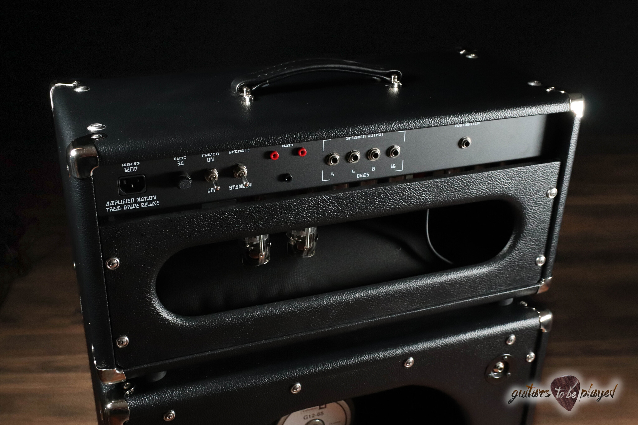 Amplified Nation Trem-Drive Deluxe 50W Head & 112 OS Cab – Black ...