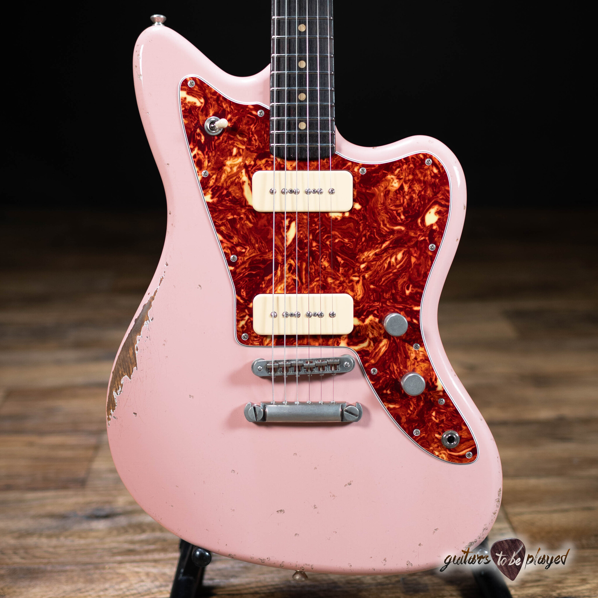 Fano JM6 Oltre Lollar P-90 Guitar w/ Gigbag – Shell Pink - Guitars To ...