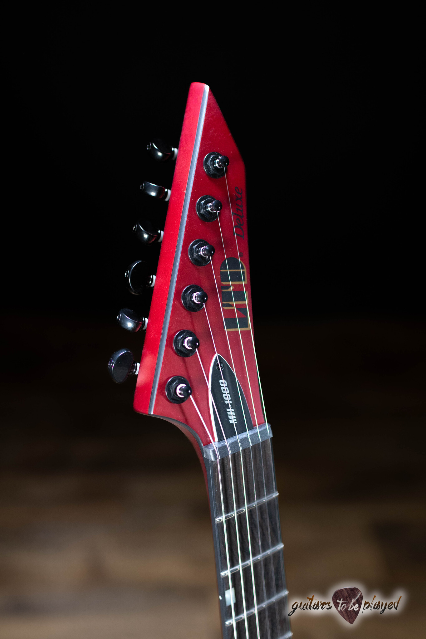 ESP LTD MH-1000 Evertune Fishman Fluence Guitar –Candy Apple Red Satin ... ESP LTD MH-1000 Evertune Fishman Fluence Guitar –Candy Apple Red Satin ...