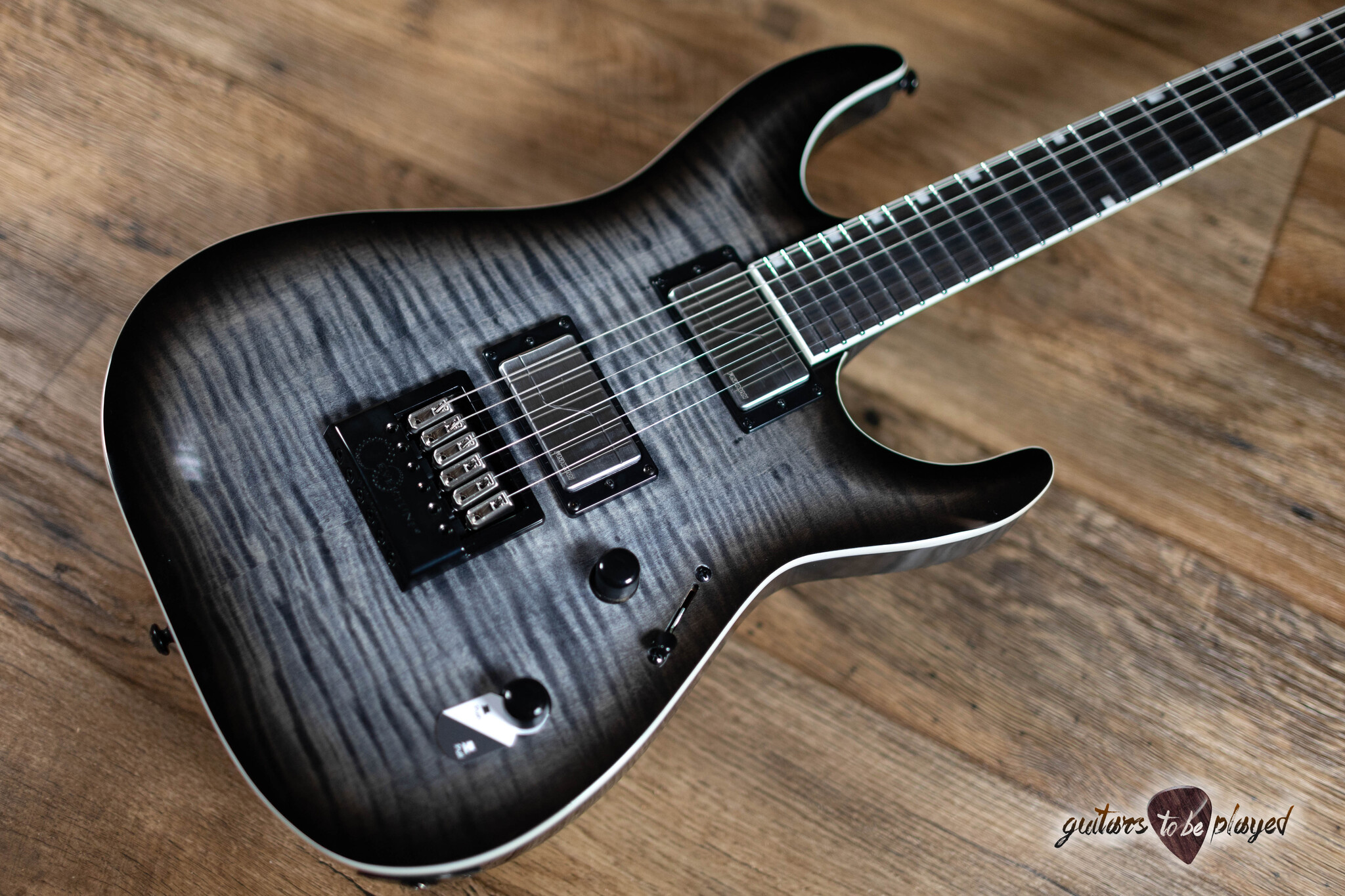 ESP LTD MH-1000FM Evertune Fishman Fluence Guitar – Charcoal Burst ...