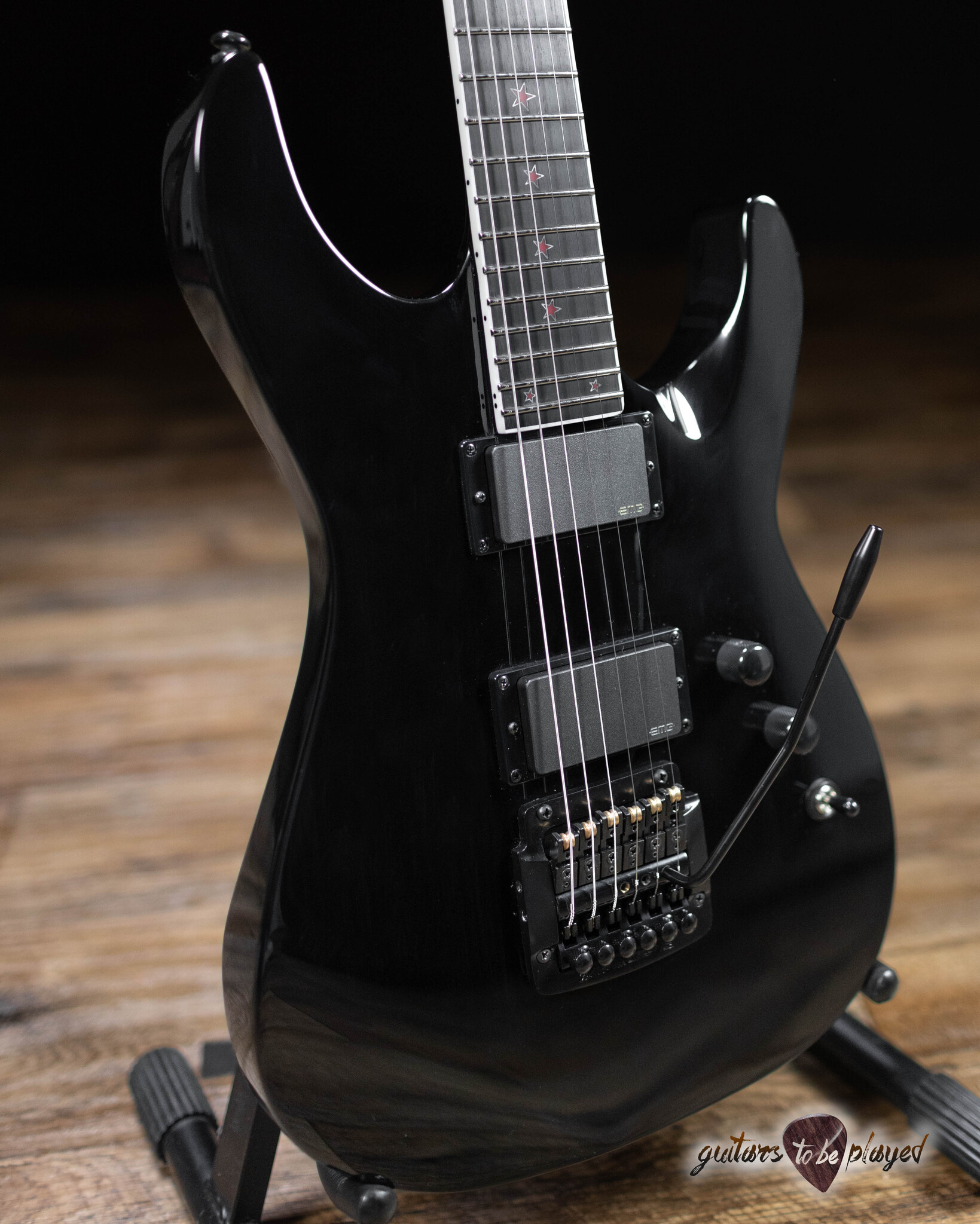 ESP LTD JH-600 CTM Jeff Hanneman Signature EMG Guitar w/ Case – Black ...