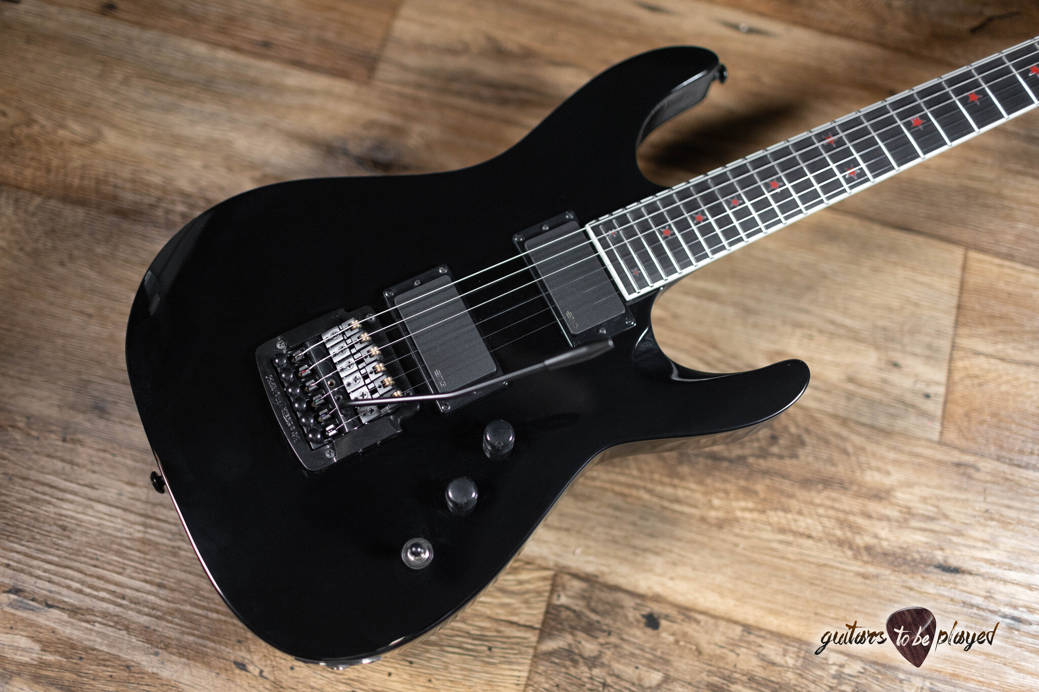 ESP LTD JH-600 CTM Jeff Hanneman Signature EMG Guitar w/ Case – Black ...