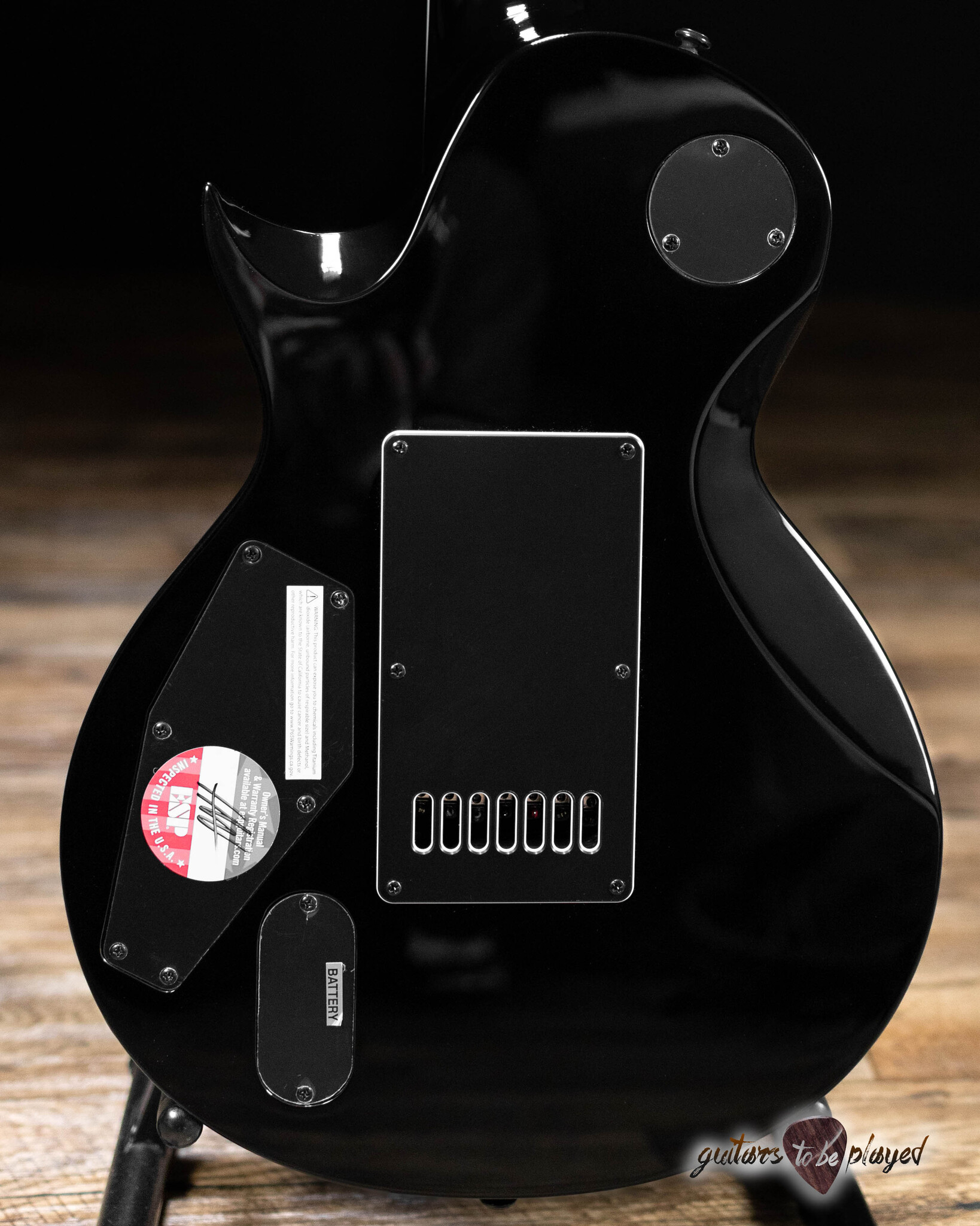 ESP LTD EC-1007 Baritone Evertune 7-String Guitar – Black - Guitars To ...