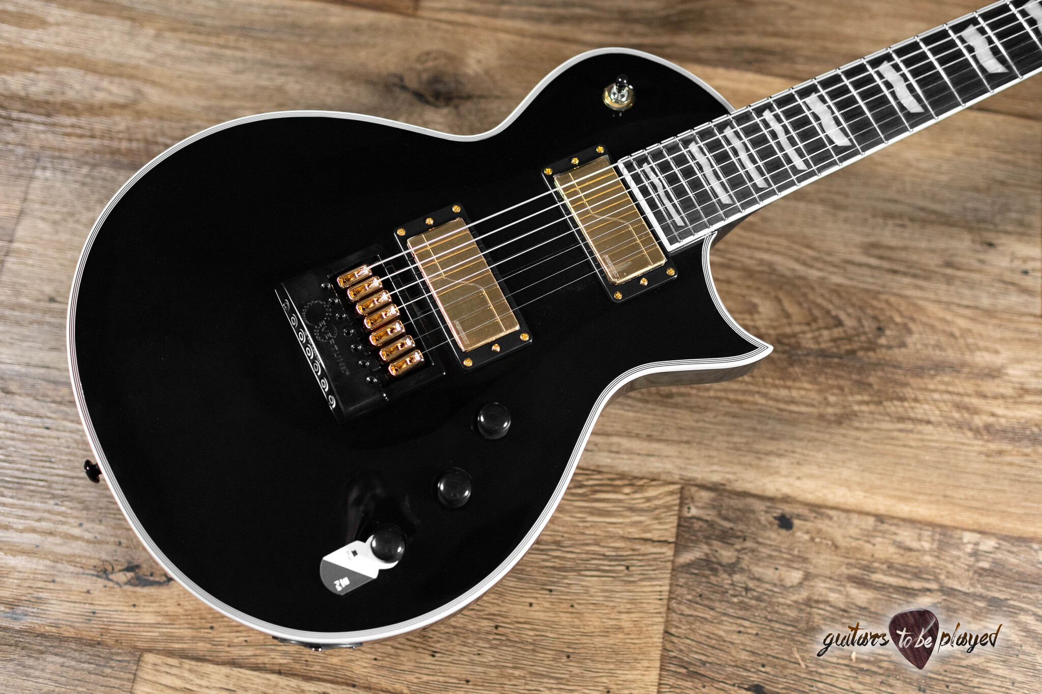 ESP LTD EC-1007 Baritone Evertune 7-String Guitar – Black - Guitars To ...