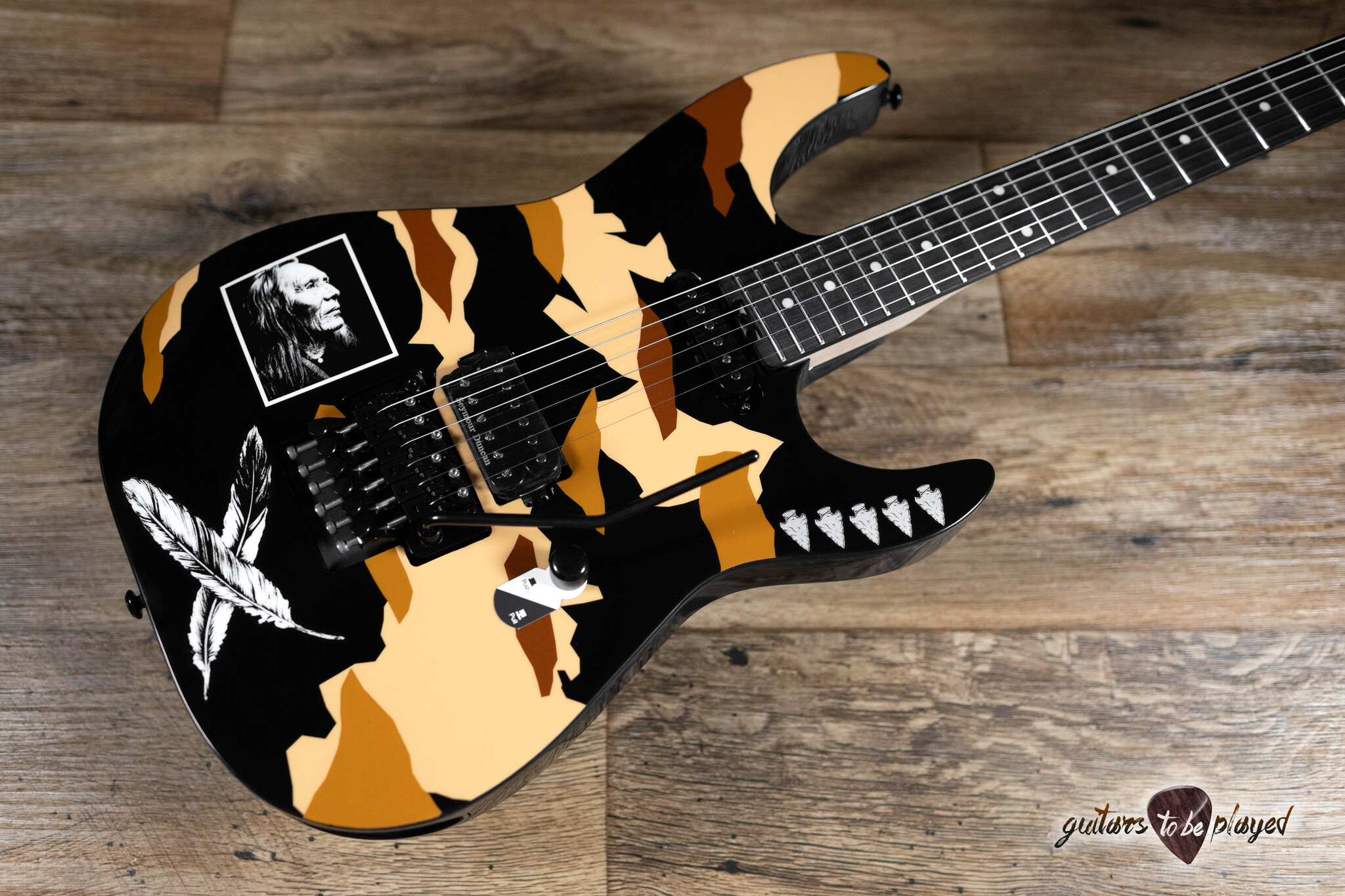 ESP LTD GL George Lynch Desert Eagle Signature Floyd Rose Guitar ...