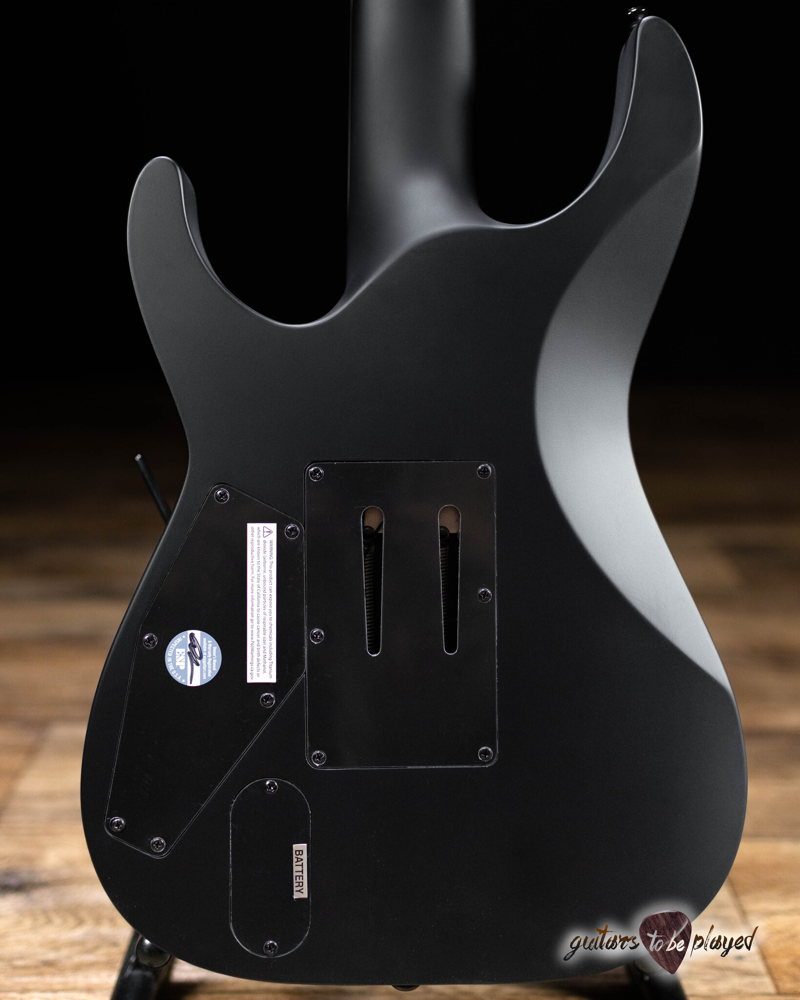 ESP LTD M-1007 QM Baritone 7-String Floyd Rose – Charcoal Burst Satin ...