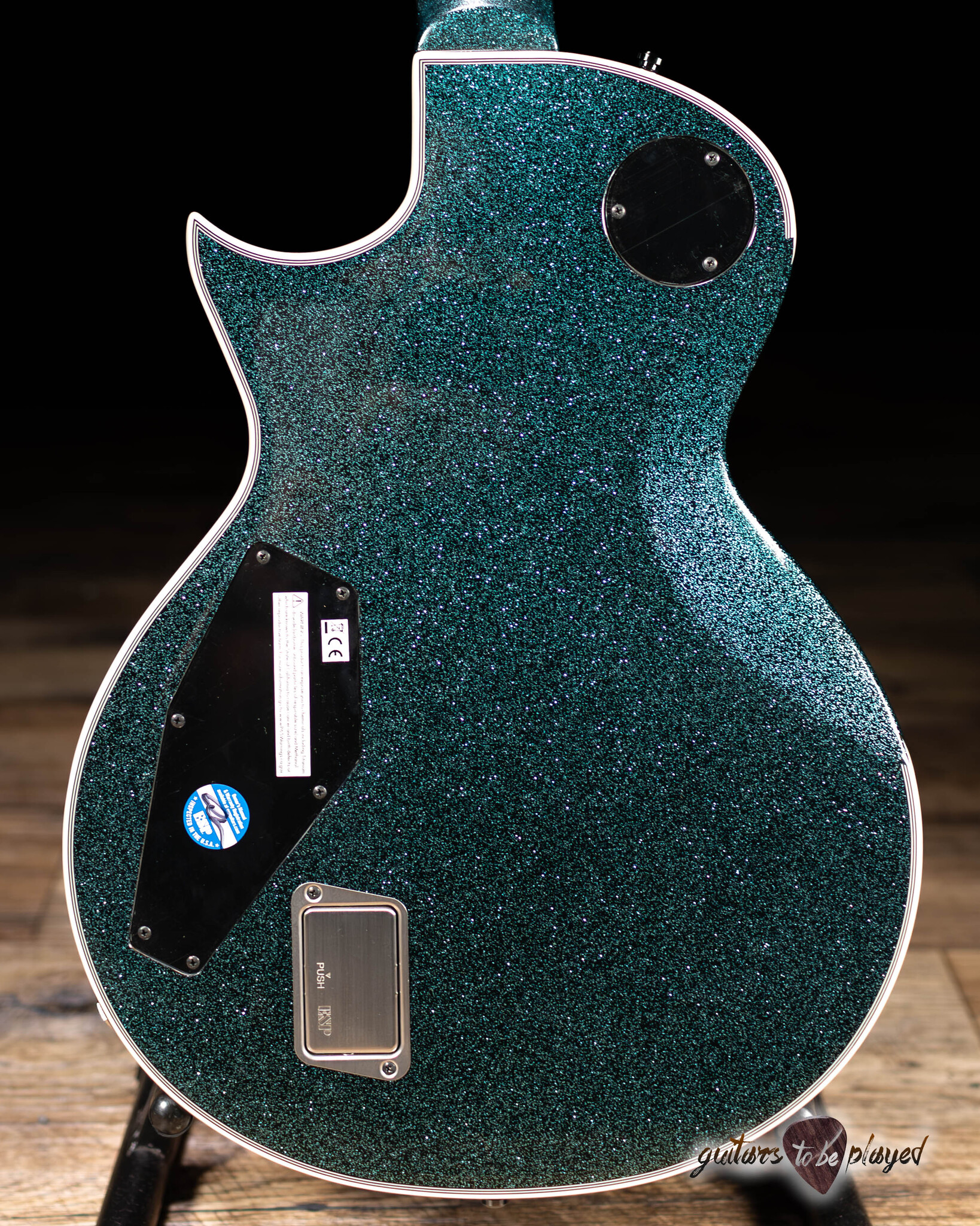 ESP E-II Eclipse DB EMG Guitar w/ Case – Granite Sparkle - Guitars To ...