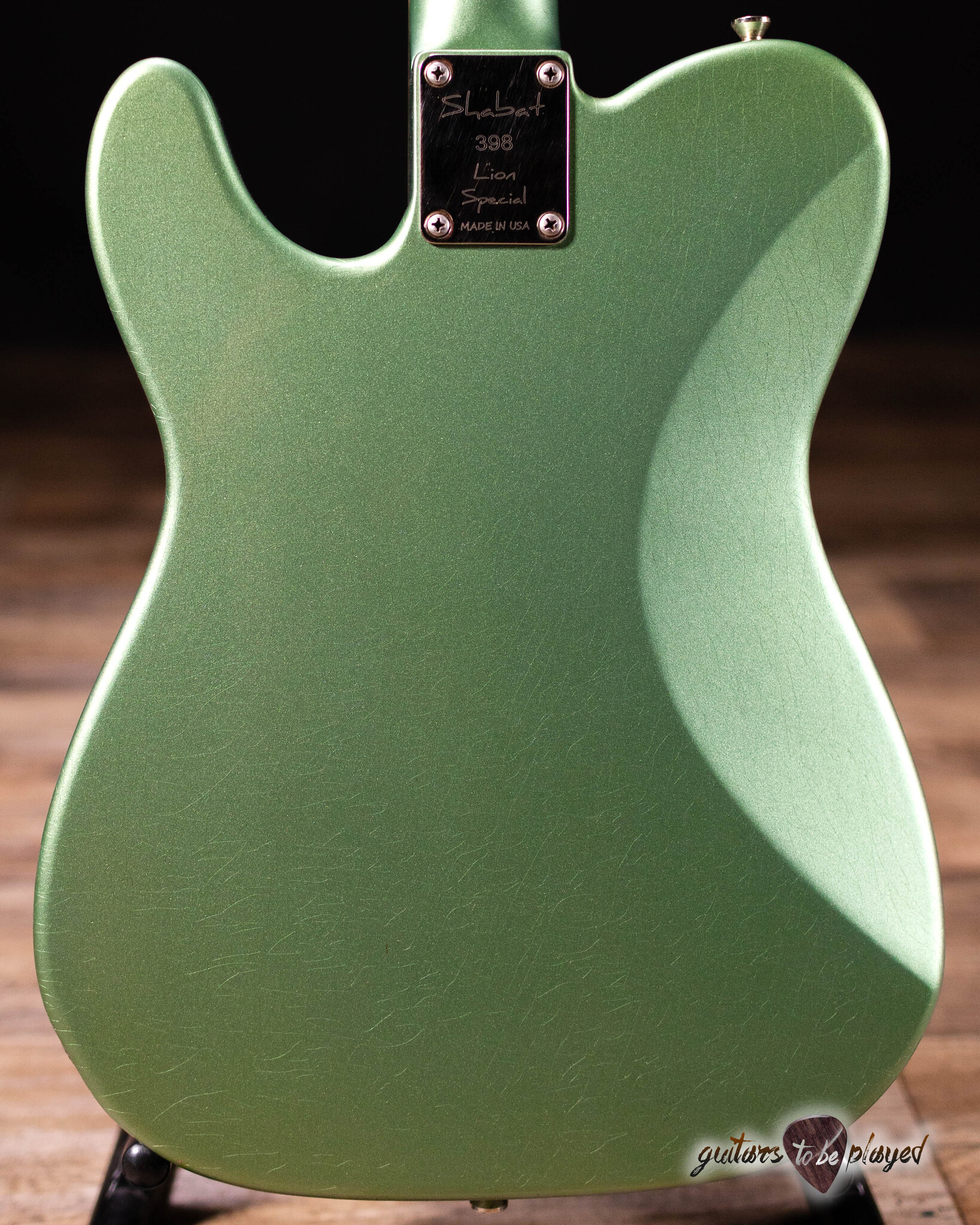 Shabat Lion Special Mahogany 24.75" Scale HB Guitar – Inverness Green ...
