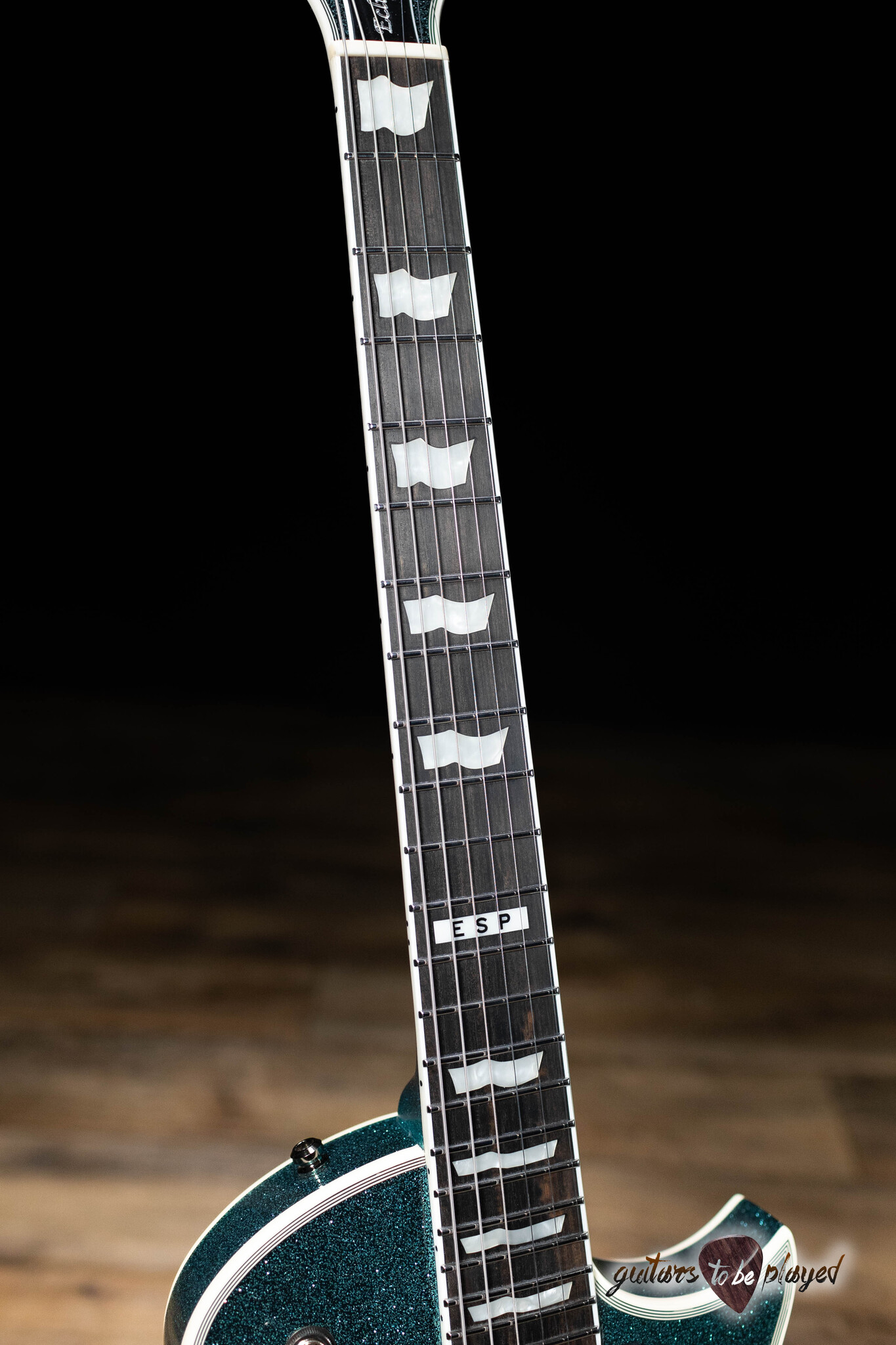ESP E-II Eclipse DB EMG Guitar w/ Case – Granite Sparkle - Guitars To ...