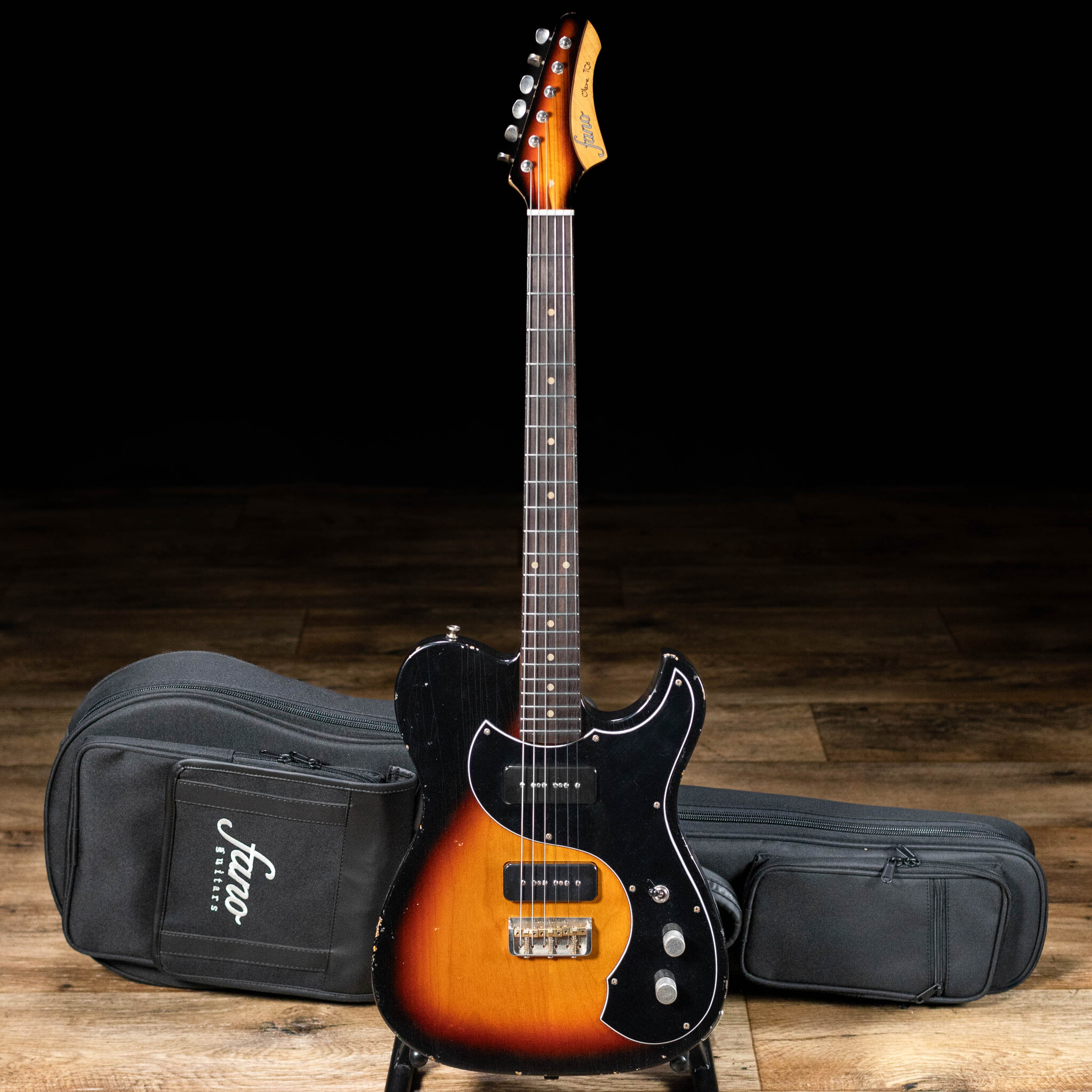 Fano TC6 Oltre Lollar P-90 Guitar w/ Gigbag – 3-Tone Sunburst - Guitars ...