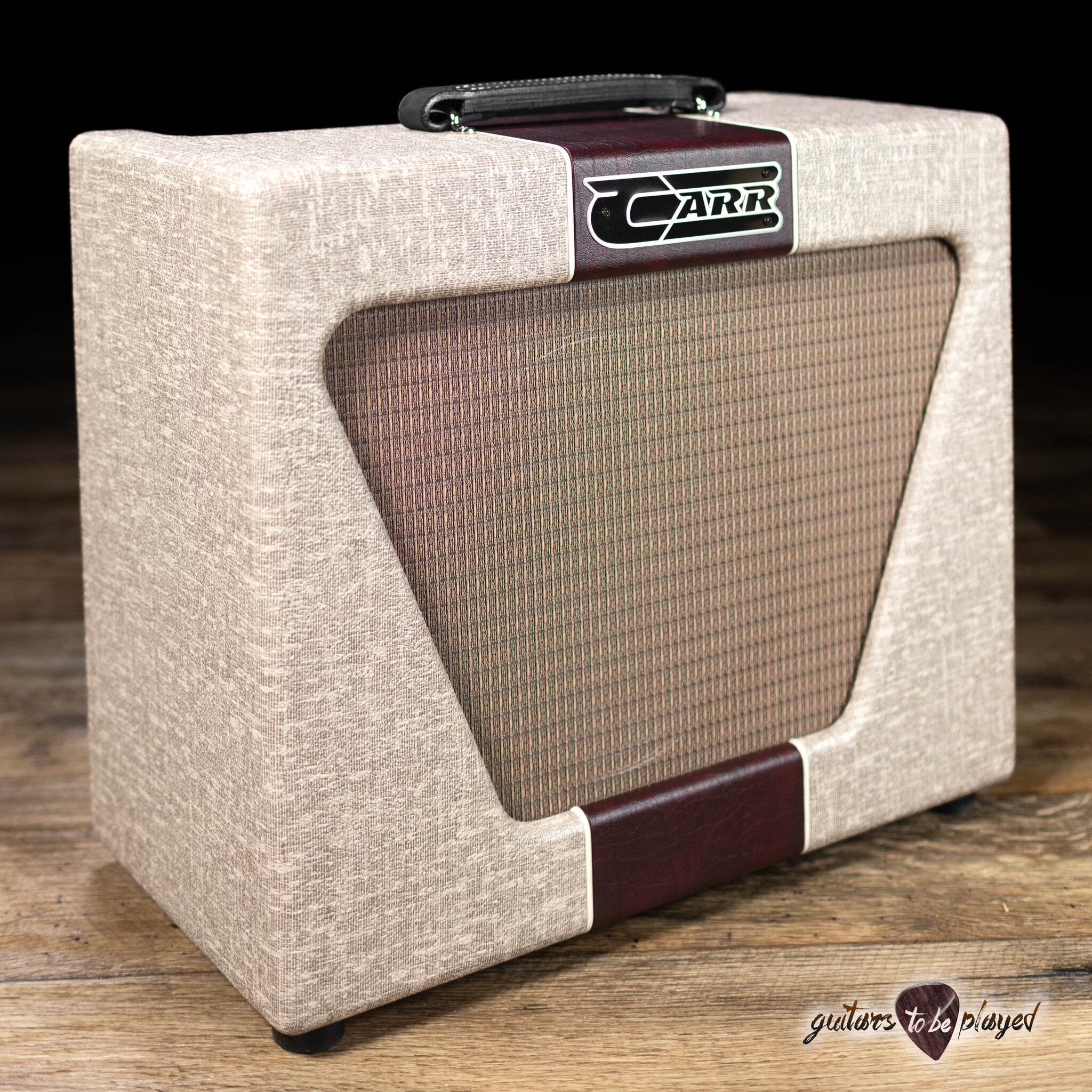 Carr Amps Super Bee 10W 1x12” Combo – Fawn Slub/Wine - Guitars To Be Played