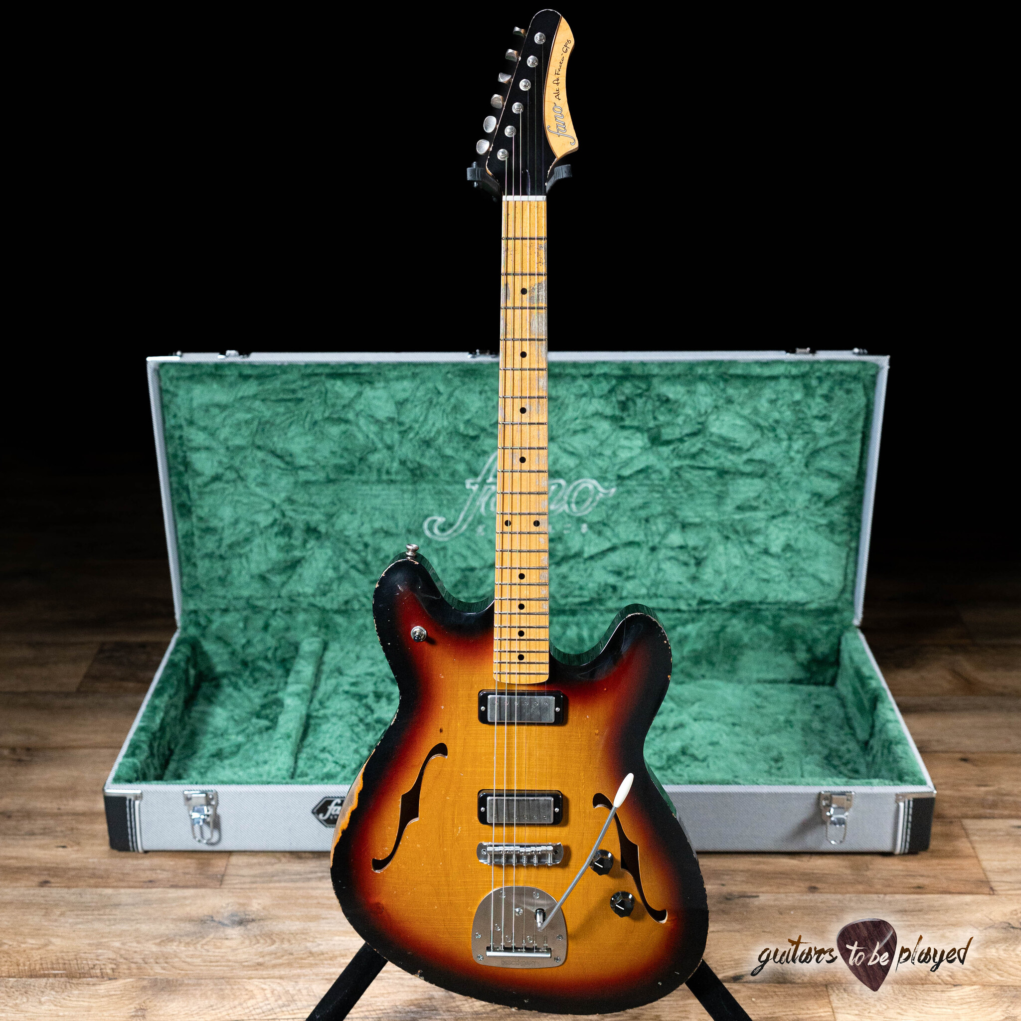 Fano GF6 Alt de Facto Lollar Mini HB’s & Descendant Vibrato – Sunburst ...