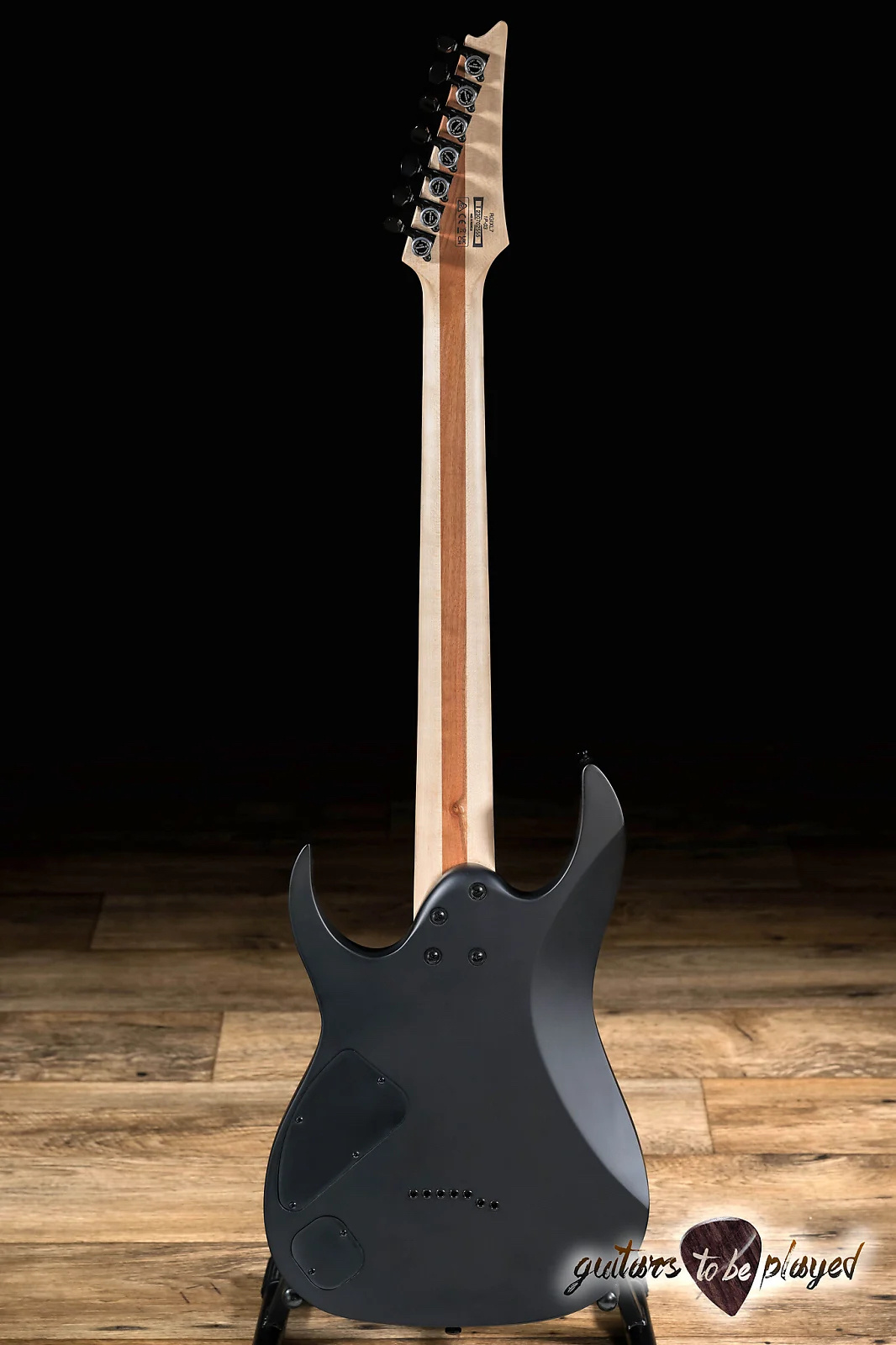Ibanez RGIXL7 Iron Label 7-String Hardtail Guitar – Black Flat ...