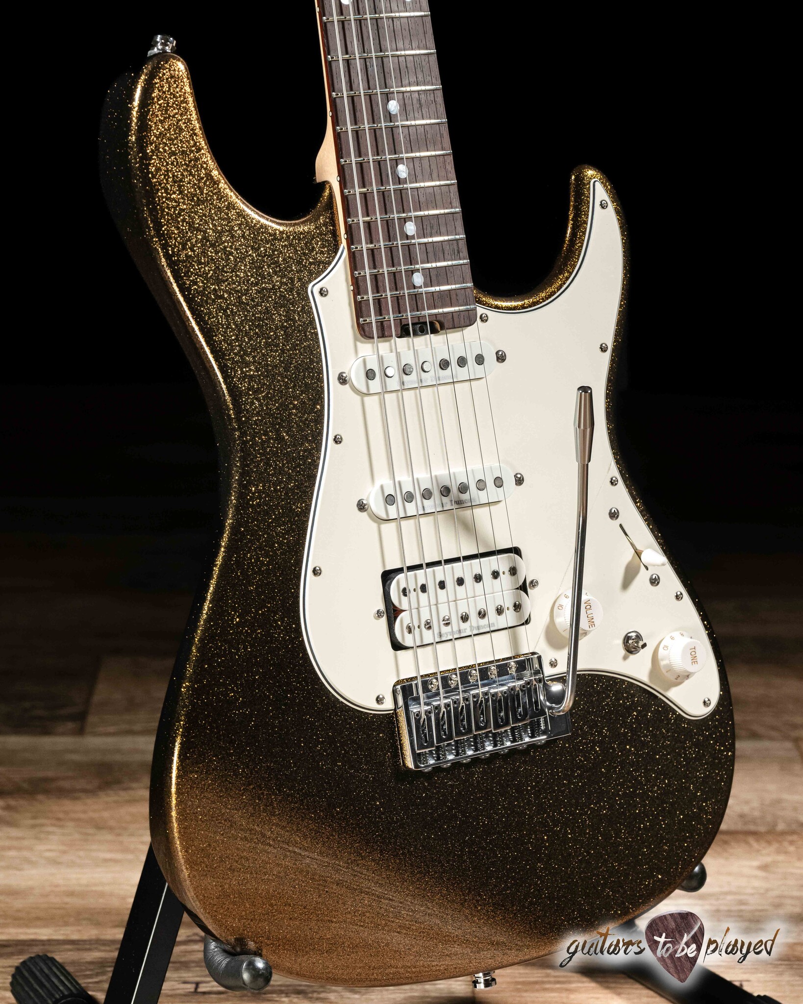 ESP Snapper-7-AL/R Original Series Japan 7-String Guitar – Brass Black ...