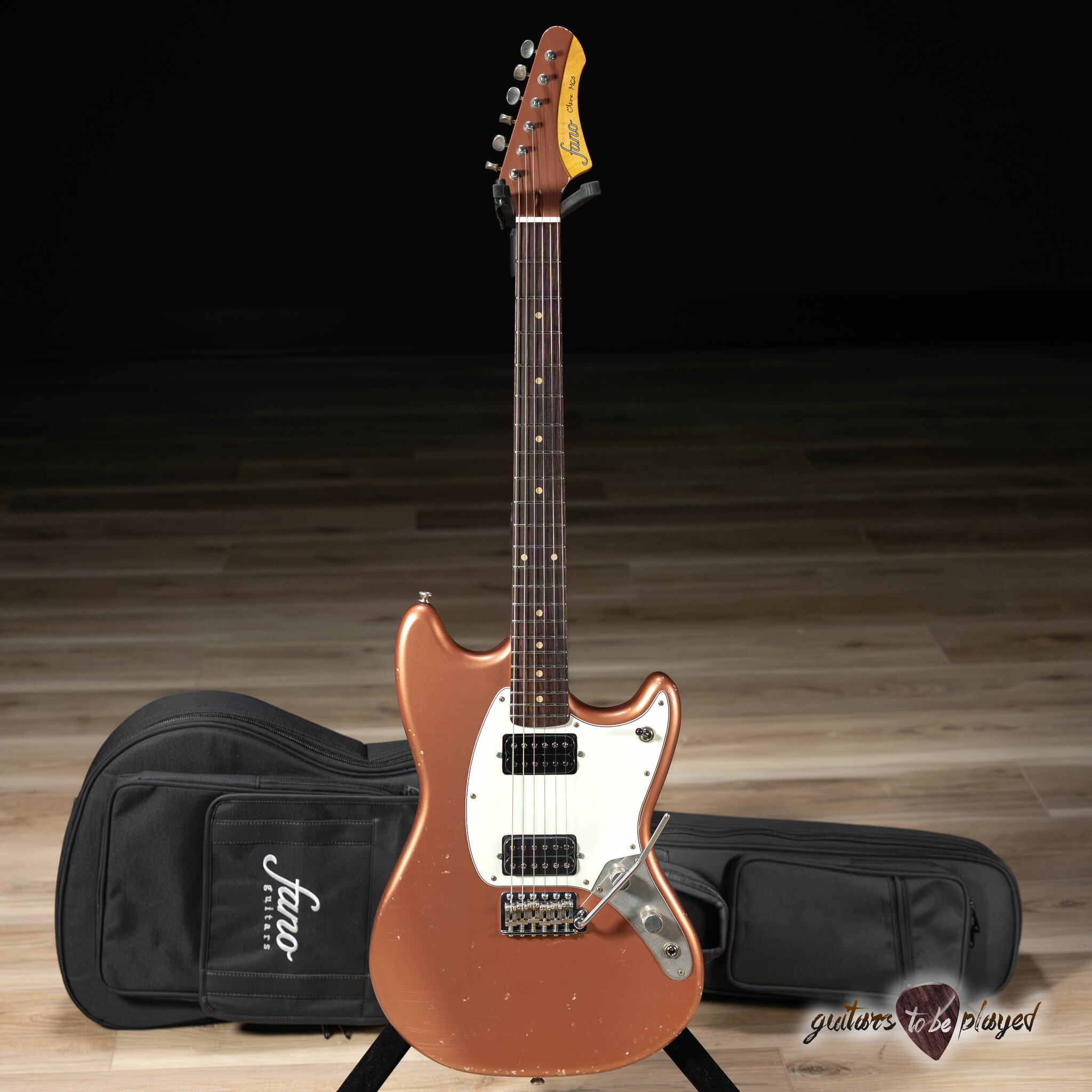Fano MG6 Oltre Uncovered Humbucker Guitar w/ Gigbag – Copper Metallic ...