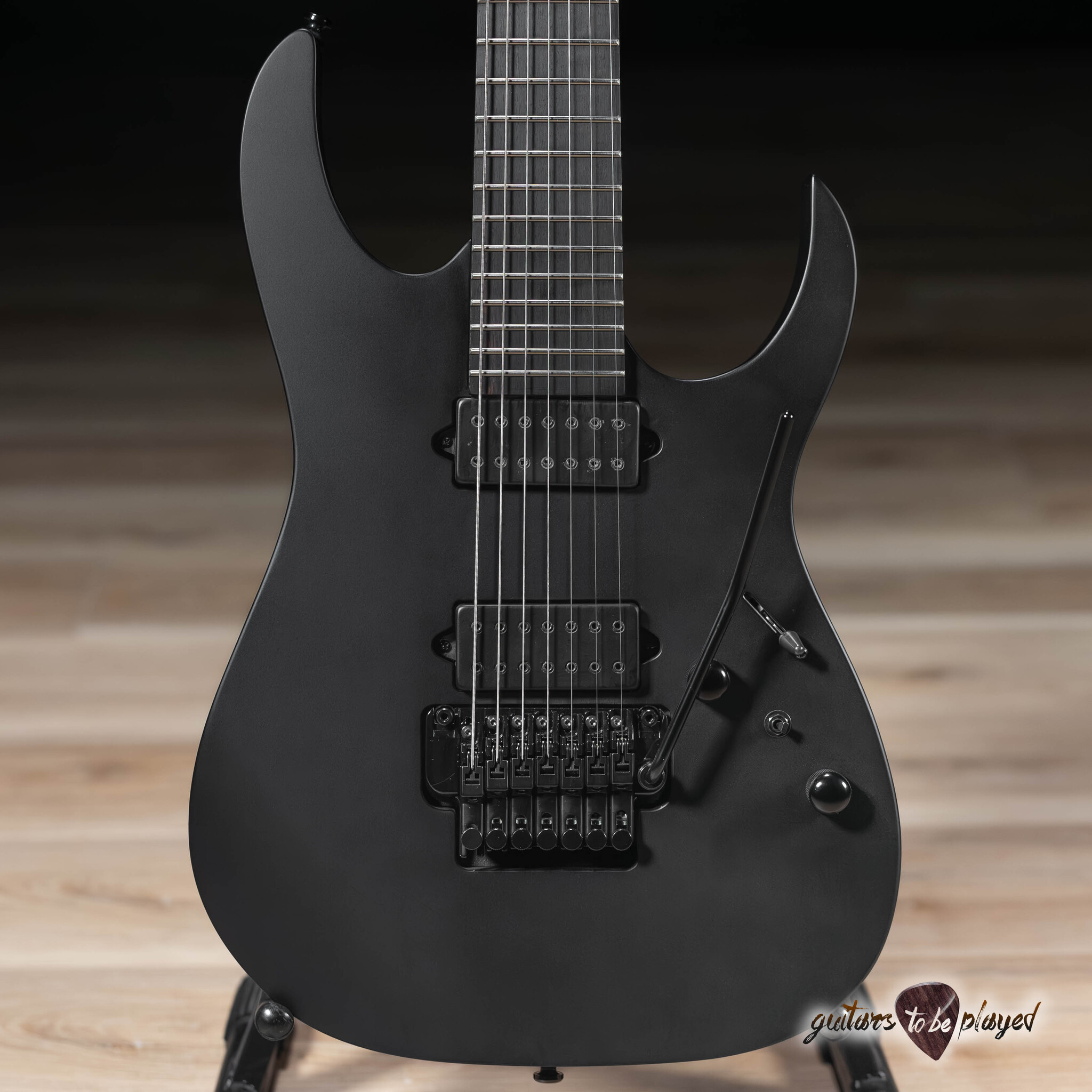 Ibanez RGRB720 RG Iron Label 7-String Tremolo Guitar – Black Flat ...