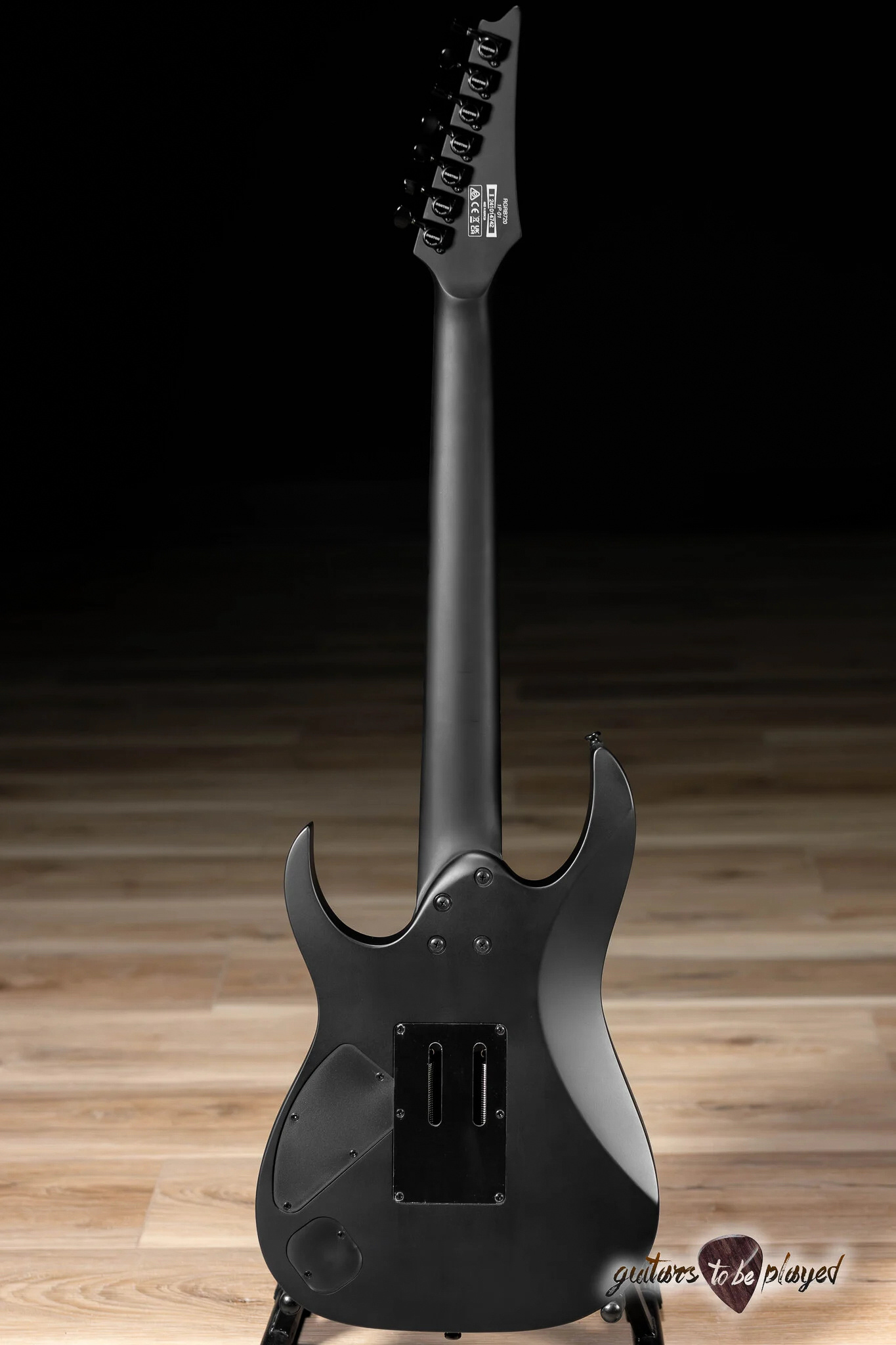 Ibanez RGRB720 RG Iron Label 7-String Tremolo Guitar – Black Flat ...