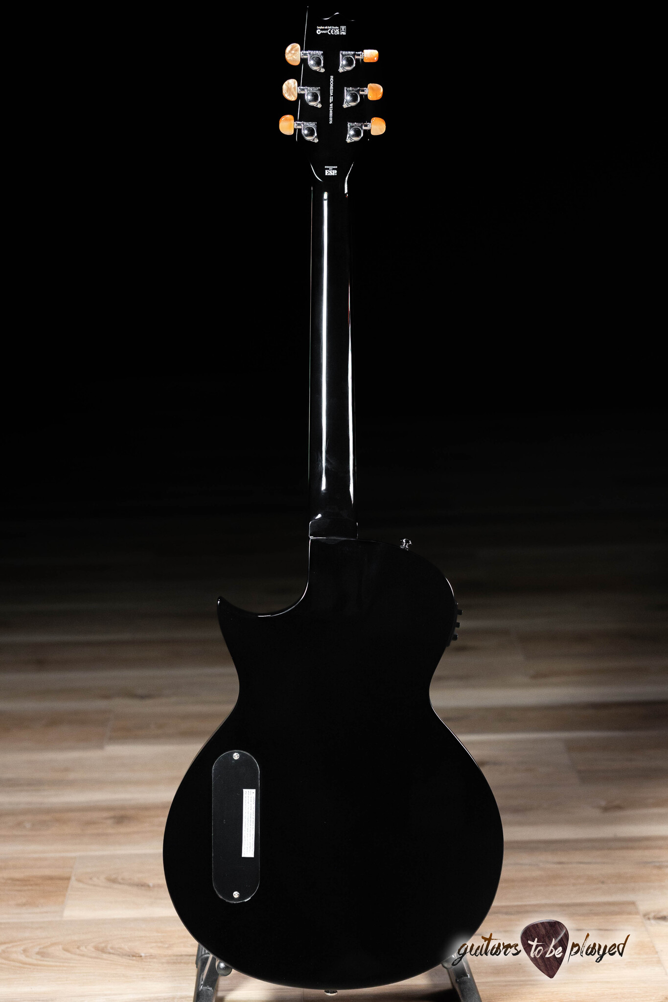 ESP LTD TL-6 Thinline Acoustic/Electric Guitar – Purple Sparkle Burst ...