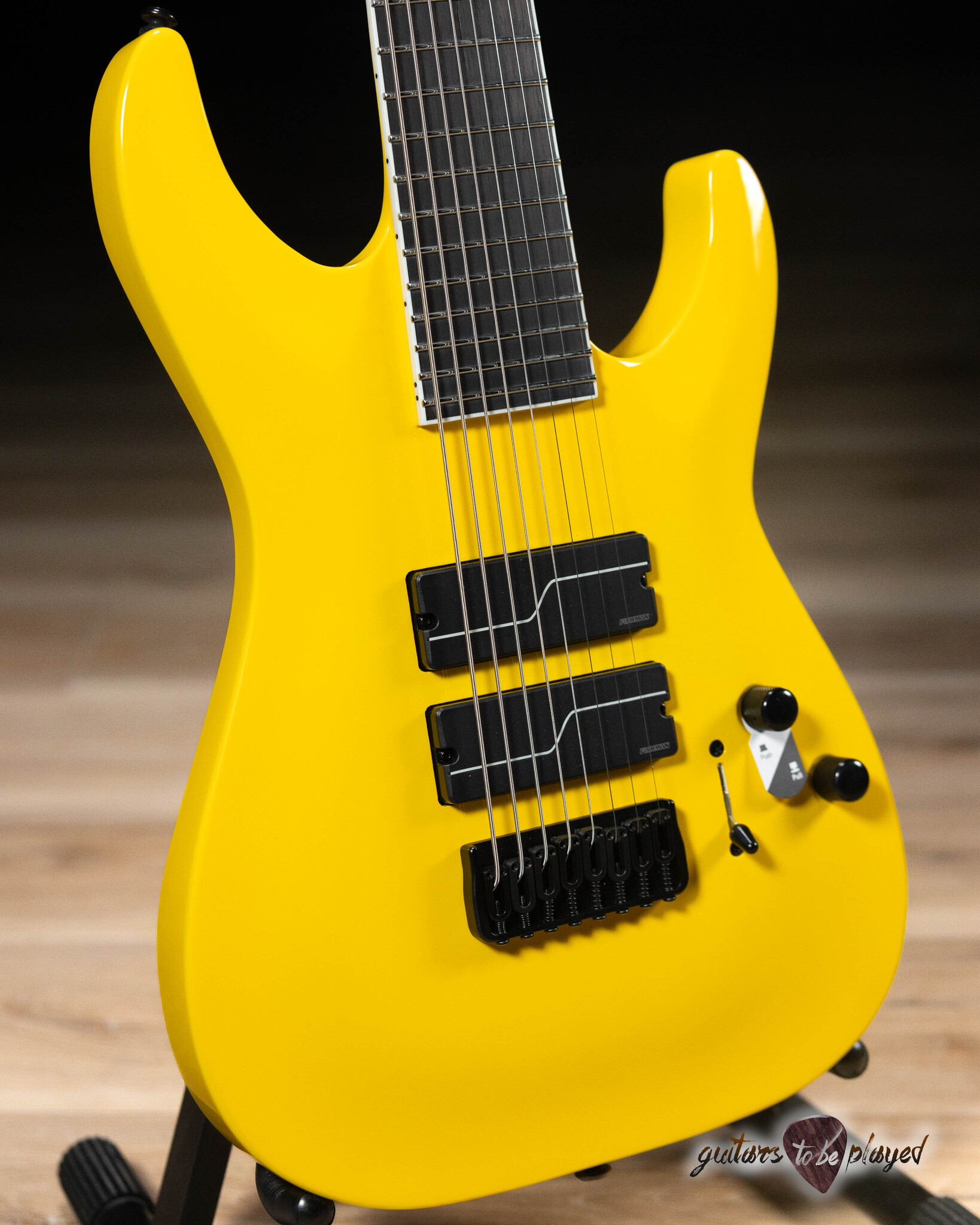 ESP LTD SC-608B Stephen Carpenter 8-String Baritone Guitar – Yellow ...