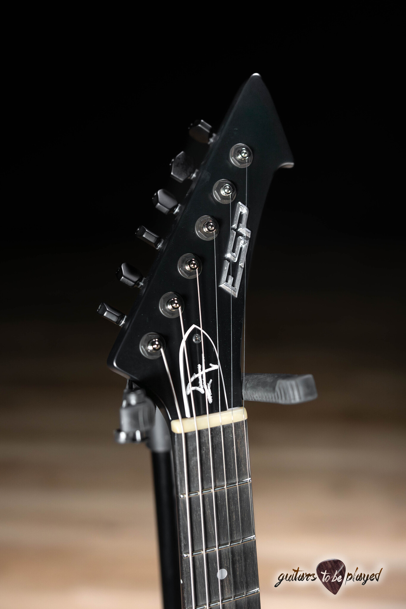 ESP Snakebyte James Hetfield Signature Custom Shop Guitar – Black Satin ...