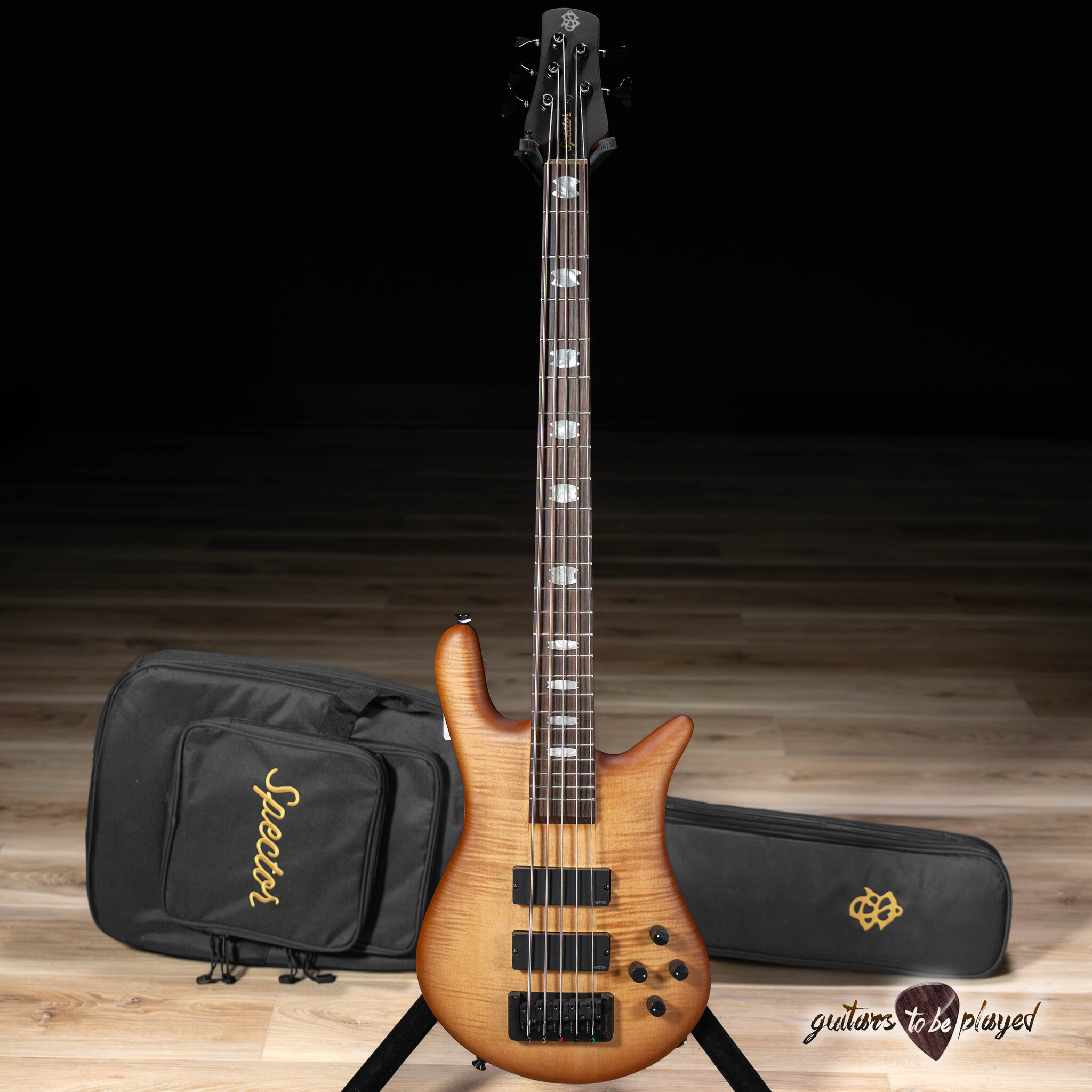 Spector Euro 5 LX Neck-Thru 5-String EMG Bass – Natural Sunburst ...