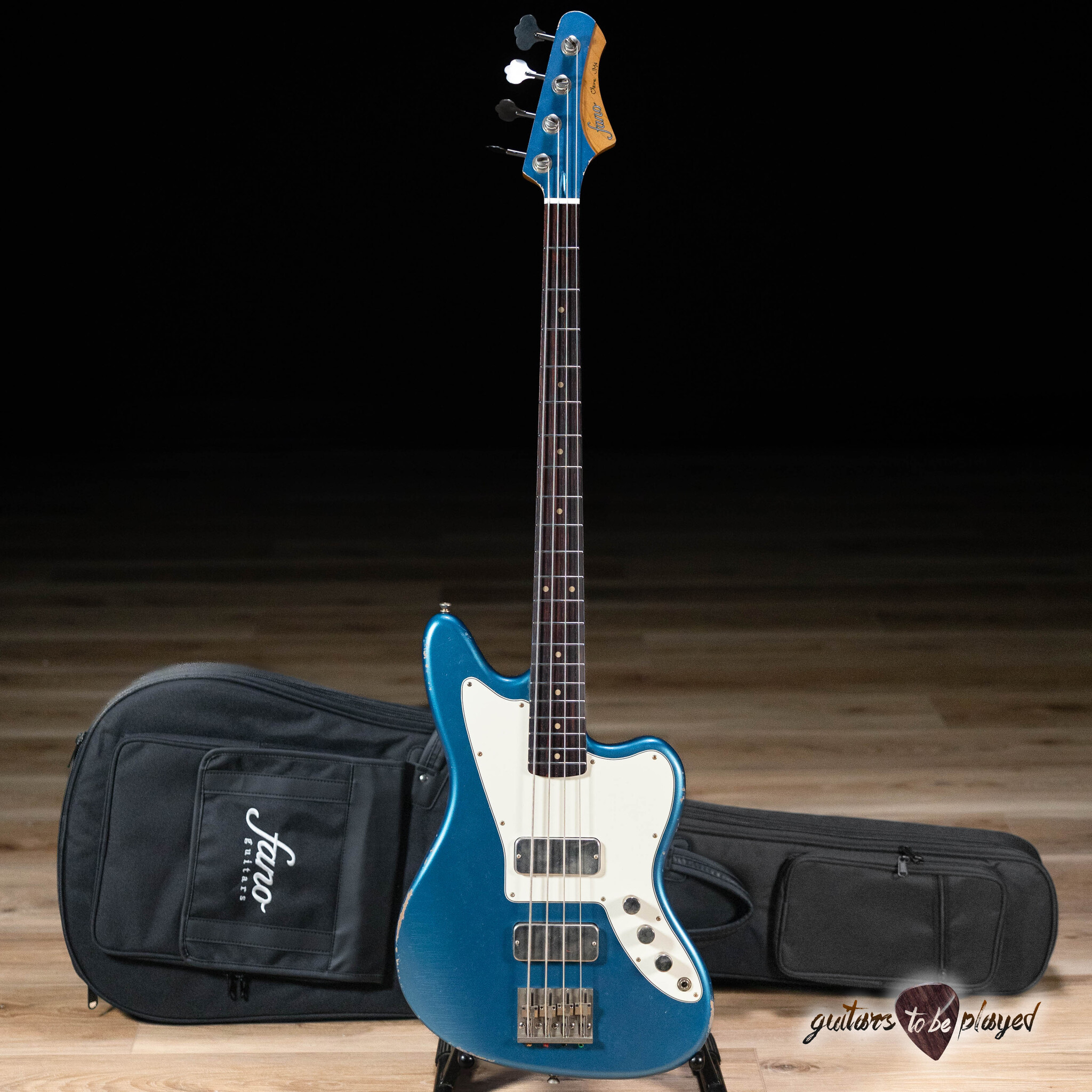 Fano JM4 Oltre Lollar Thunderbird Bass w/ Gigbag – Lake Placid Blue ...