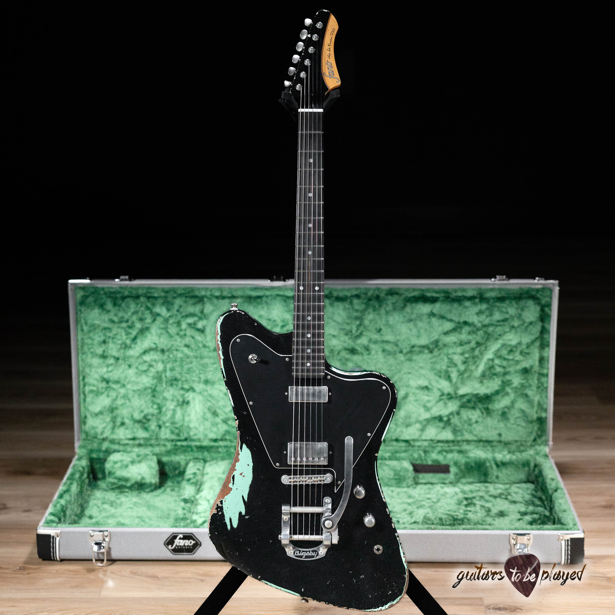 Fano PX6 Alt de Facto Lollar Mini HB/Imperial & Bigsby–Black over Surf ...