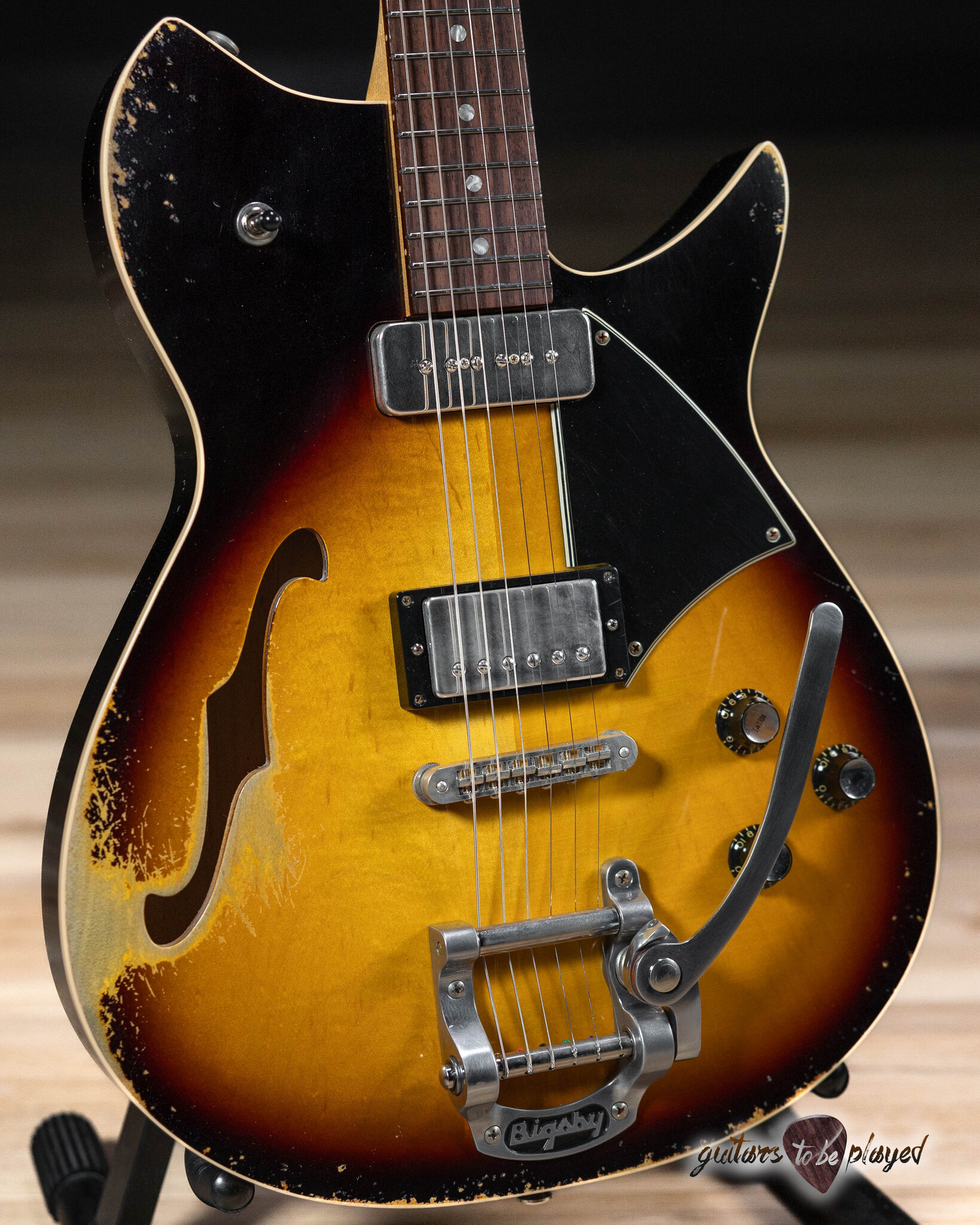 Fano RB6T Alt de Facto Thinline w/ Bigsby – Tobacco Burst - Guitars To Be Played
