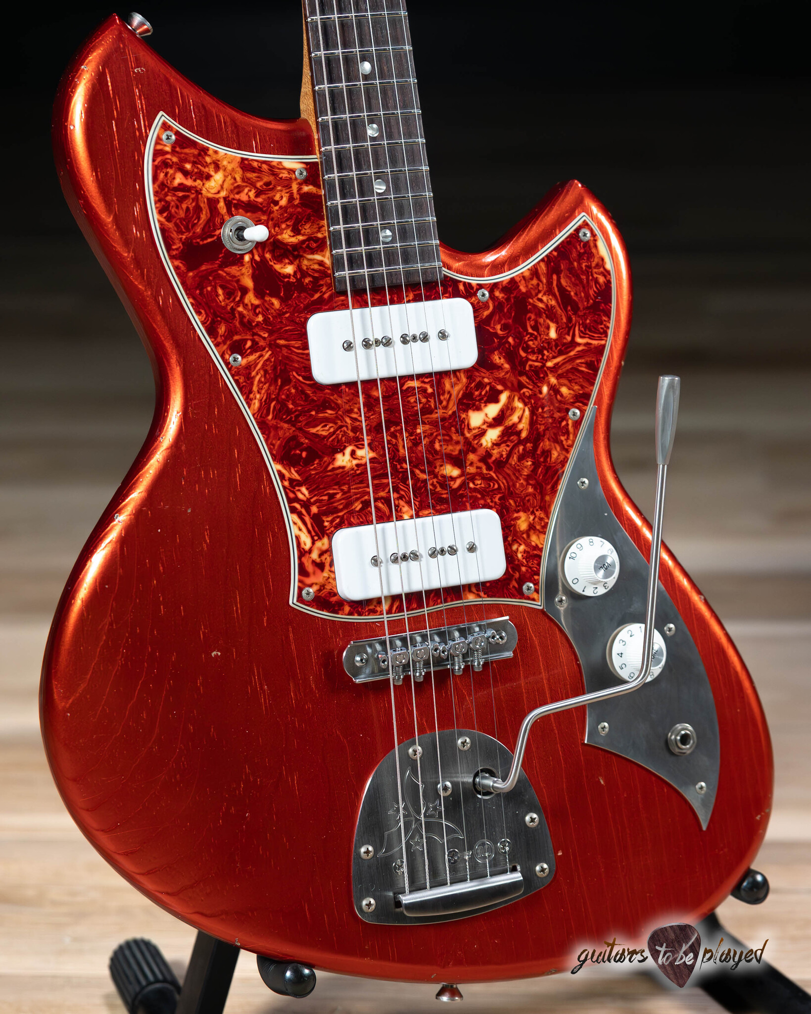 Novo Custom Serus J Guitar w/ Fralin P-90s – Candy Apple Red - Guitars ...
