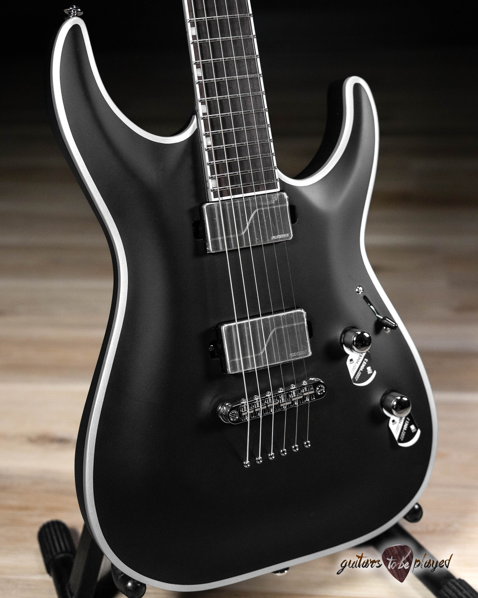 ESP LTD MH-1000NT BOLD BINDING BLACK STATIN - Guitars To Be Played