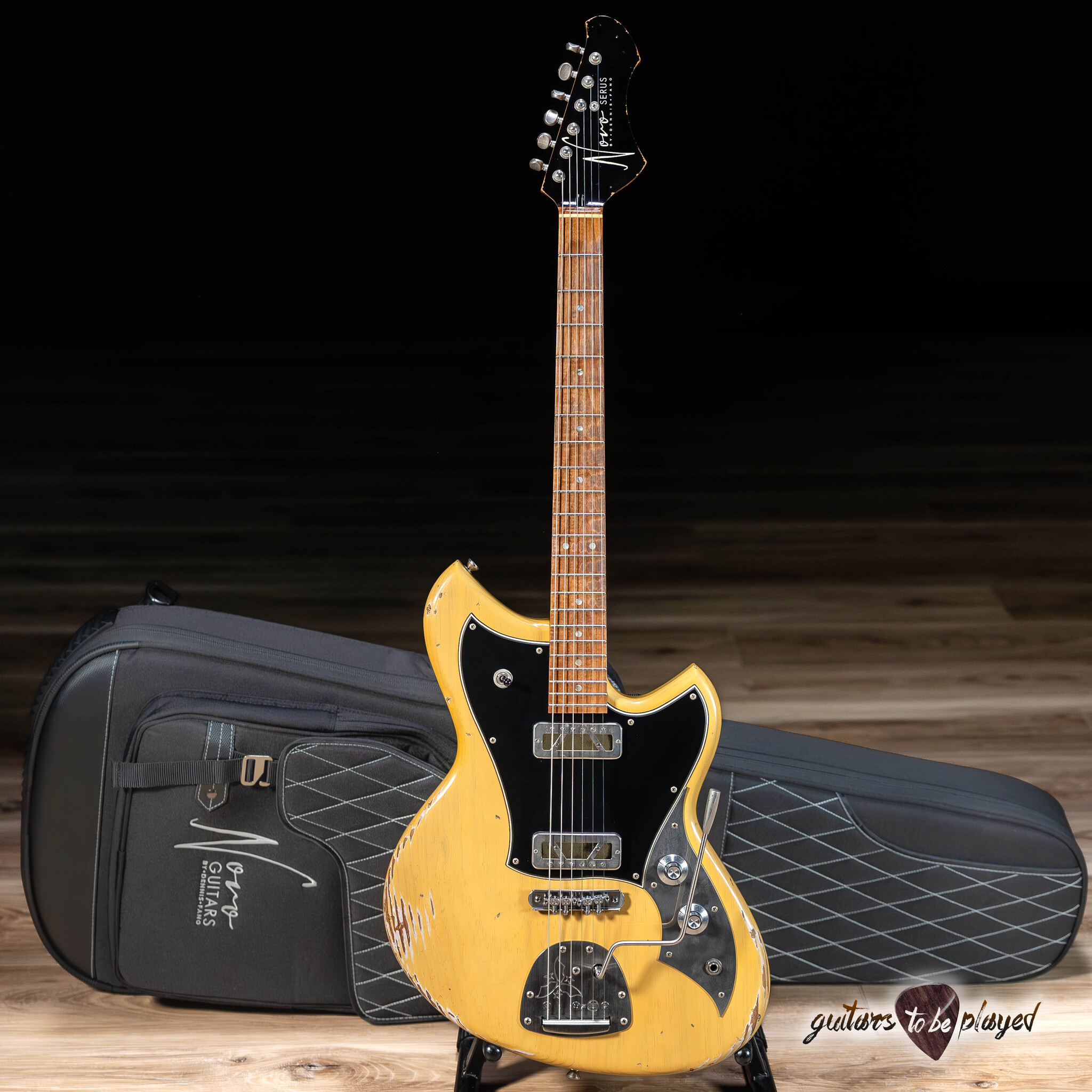 Novo Custom Serus J Maple Neck w / Gold Foils - Butterscotch Blonde ...