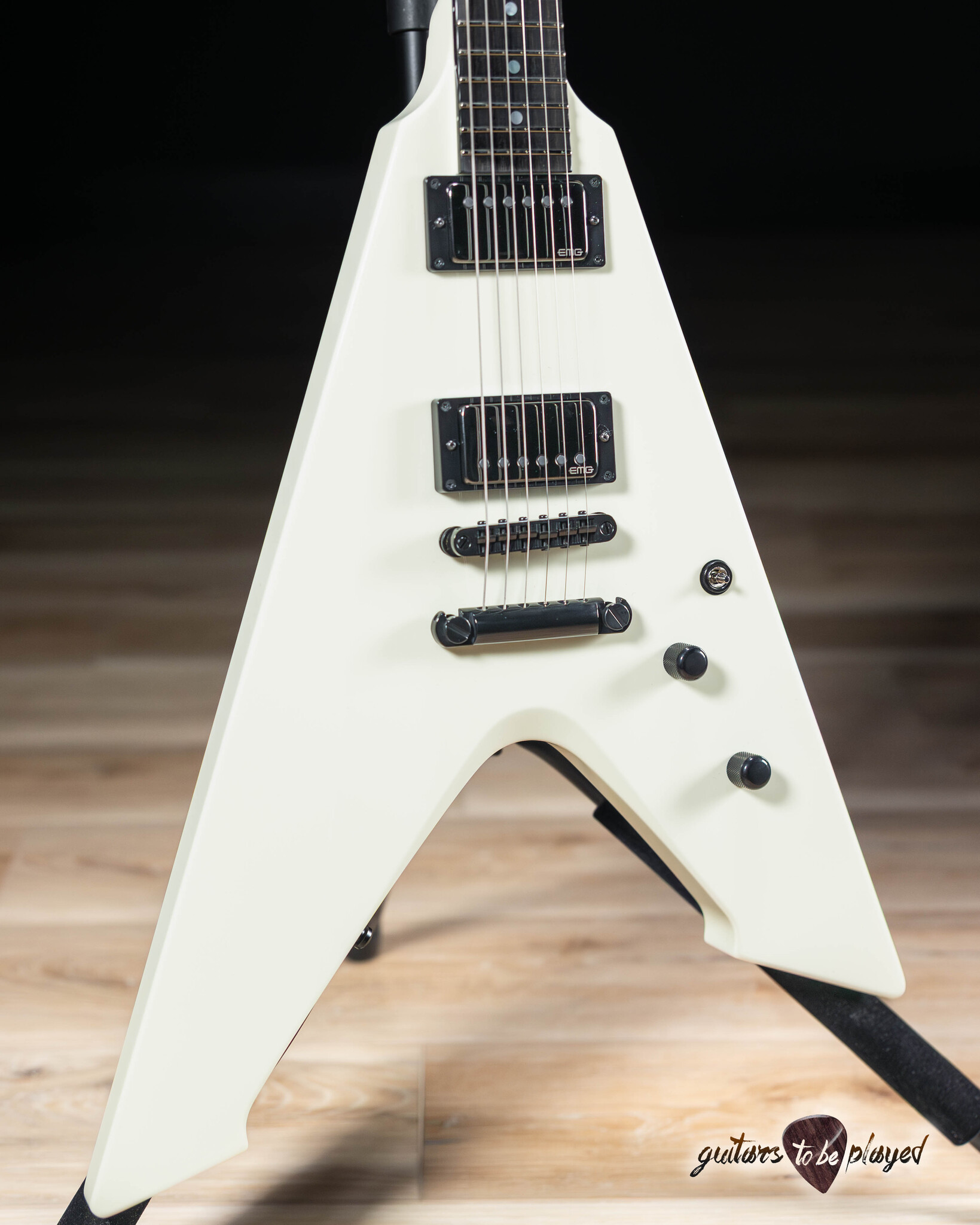 ESP Vulture James Hetfield Signature Custom Guitar w/ Case – White ...