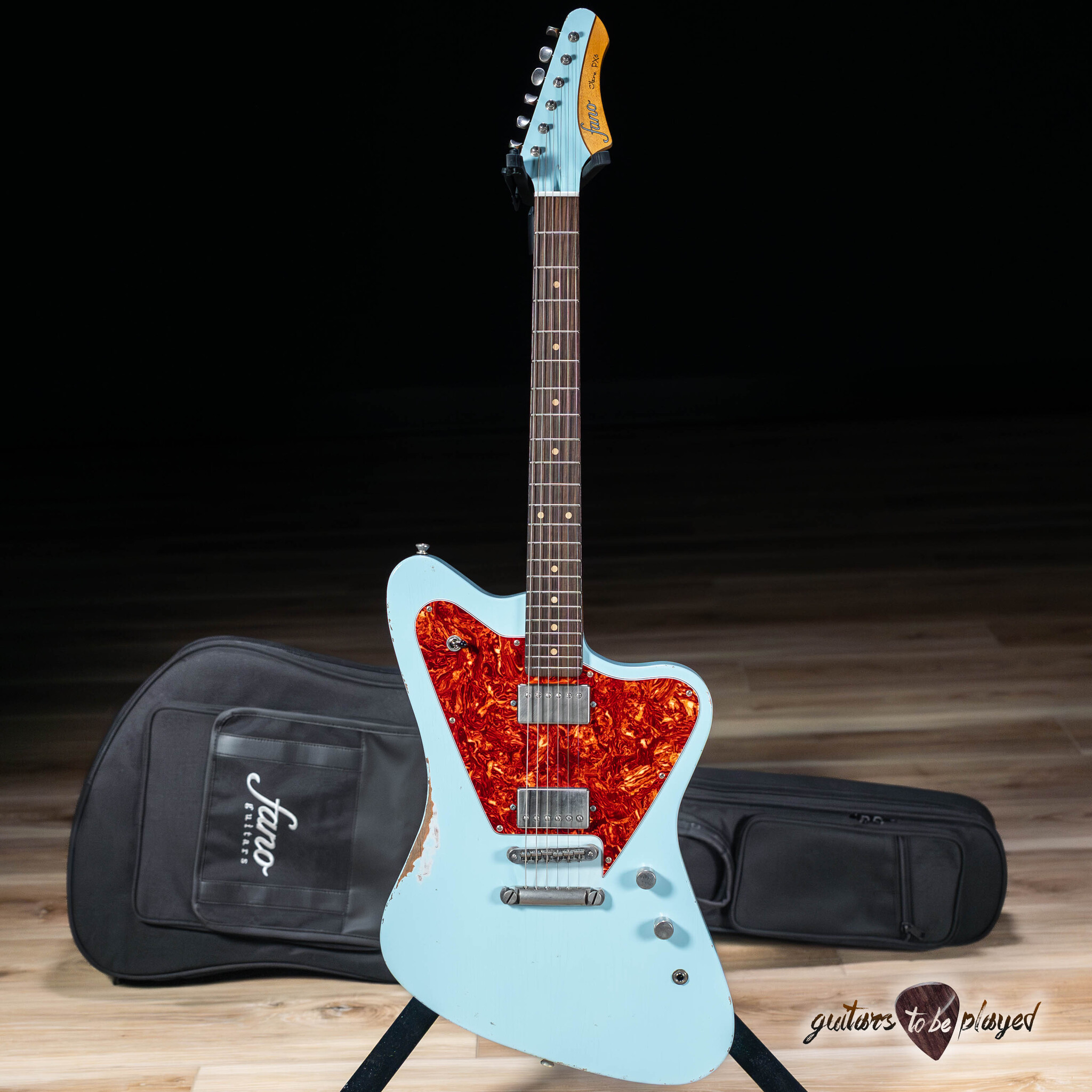 Fano PX6 Oltre Humbucker Guitar w/ Gigbag – Sonic Blue - Guitars To Be ...