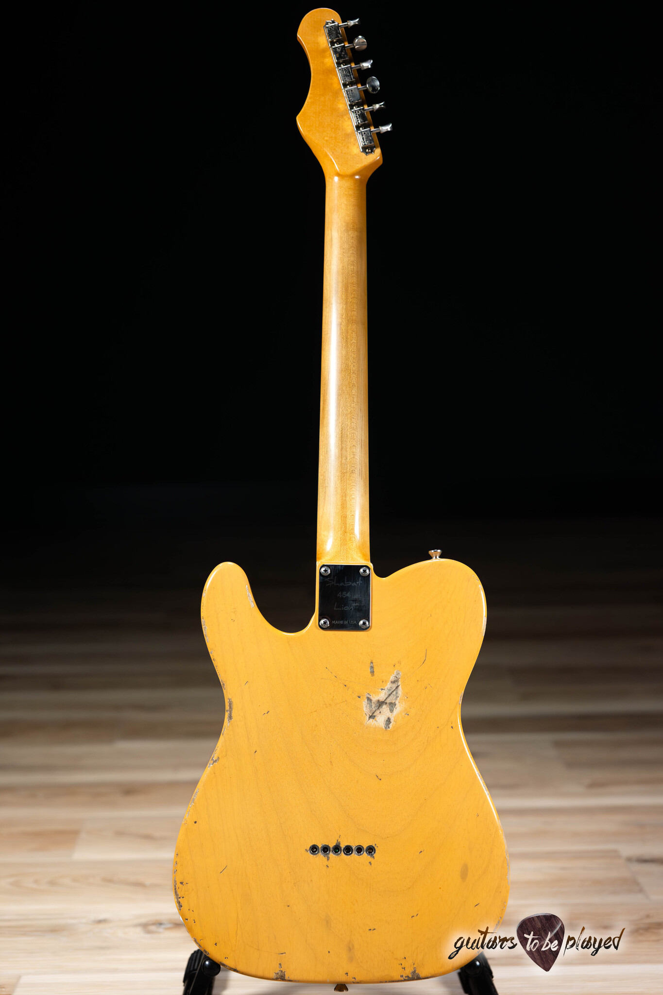 Shabat Lion Standard 1pc Swamp Ash w/ Lollar Vintage T’s –Butterscotch ...