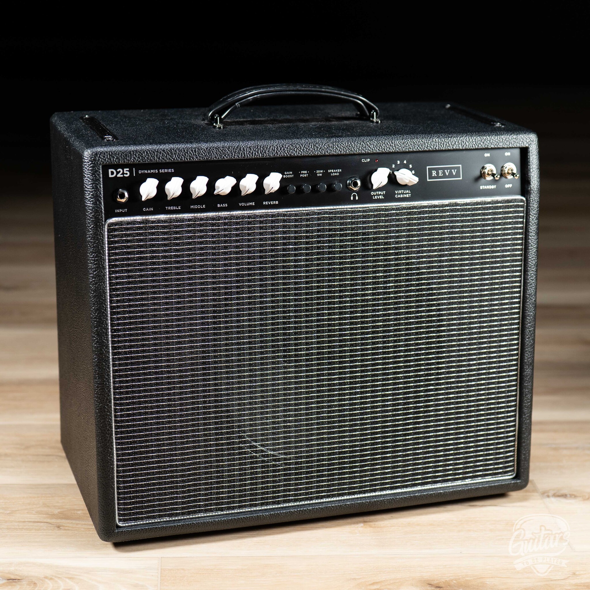 Revv Amps D25 1x12 25/5W Combo Amp w/ Footswitch – Black - Guitars To ...