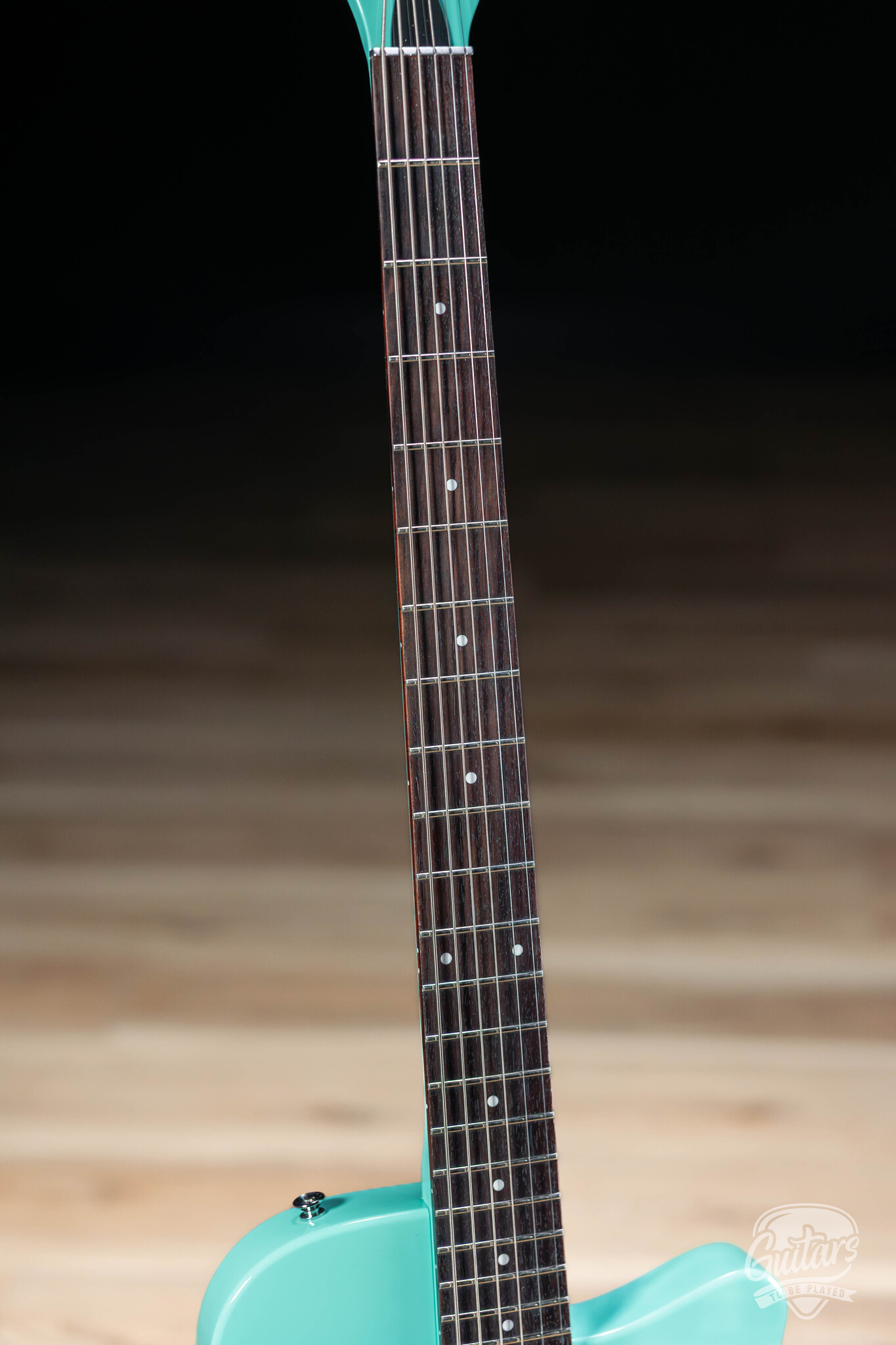 Danelectro "Vintage" Baritone Electric Guitar – Dark Aqua - Guitars To ...