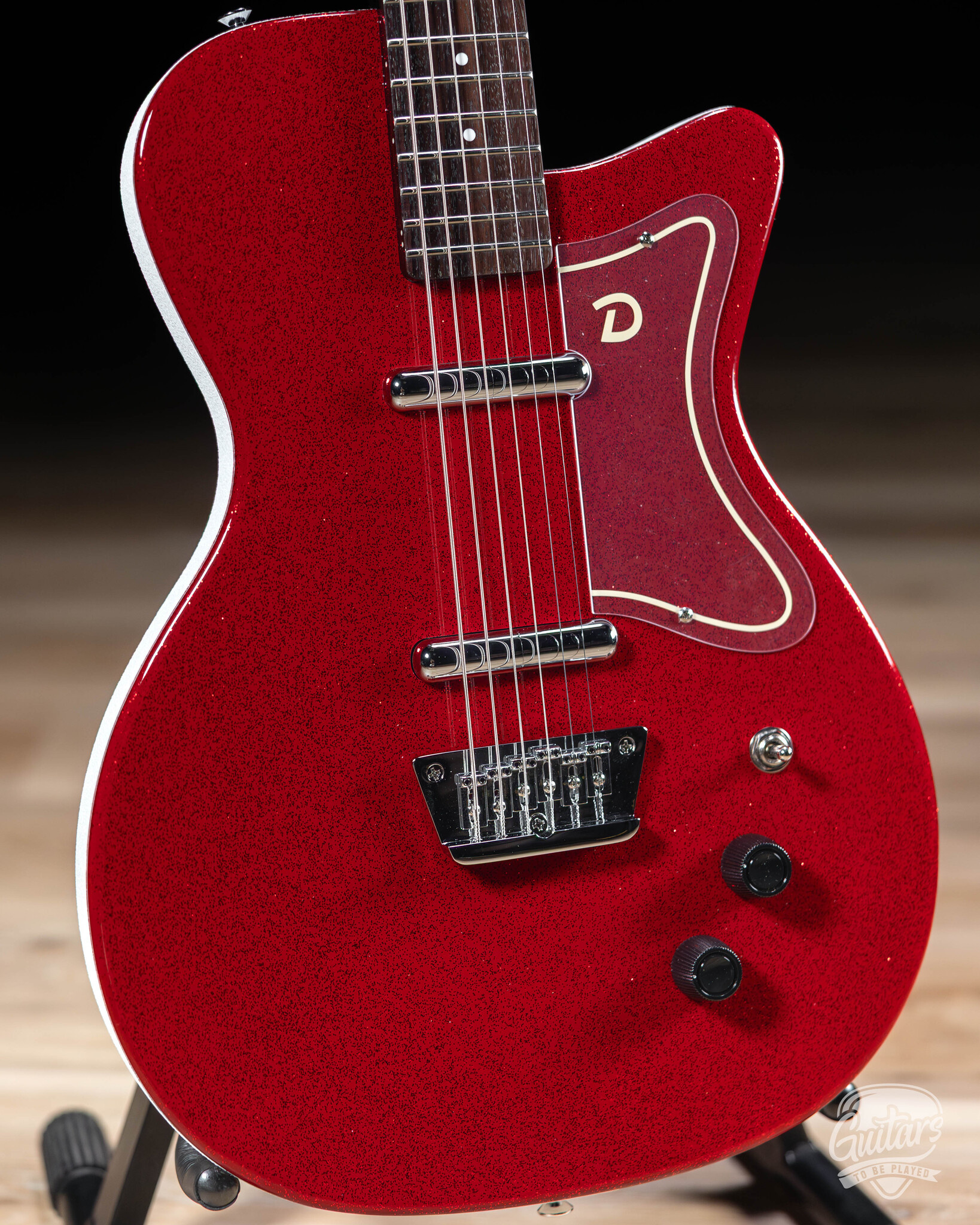 Danelectro Baritone Electric Guitar – Red Metalflake (B-Stock ...