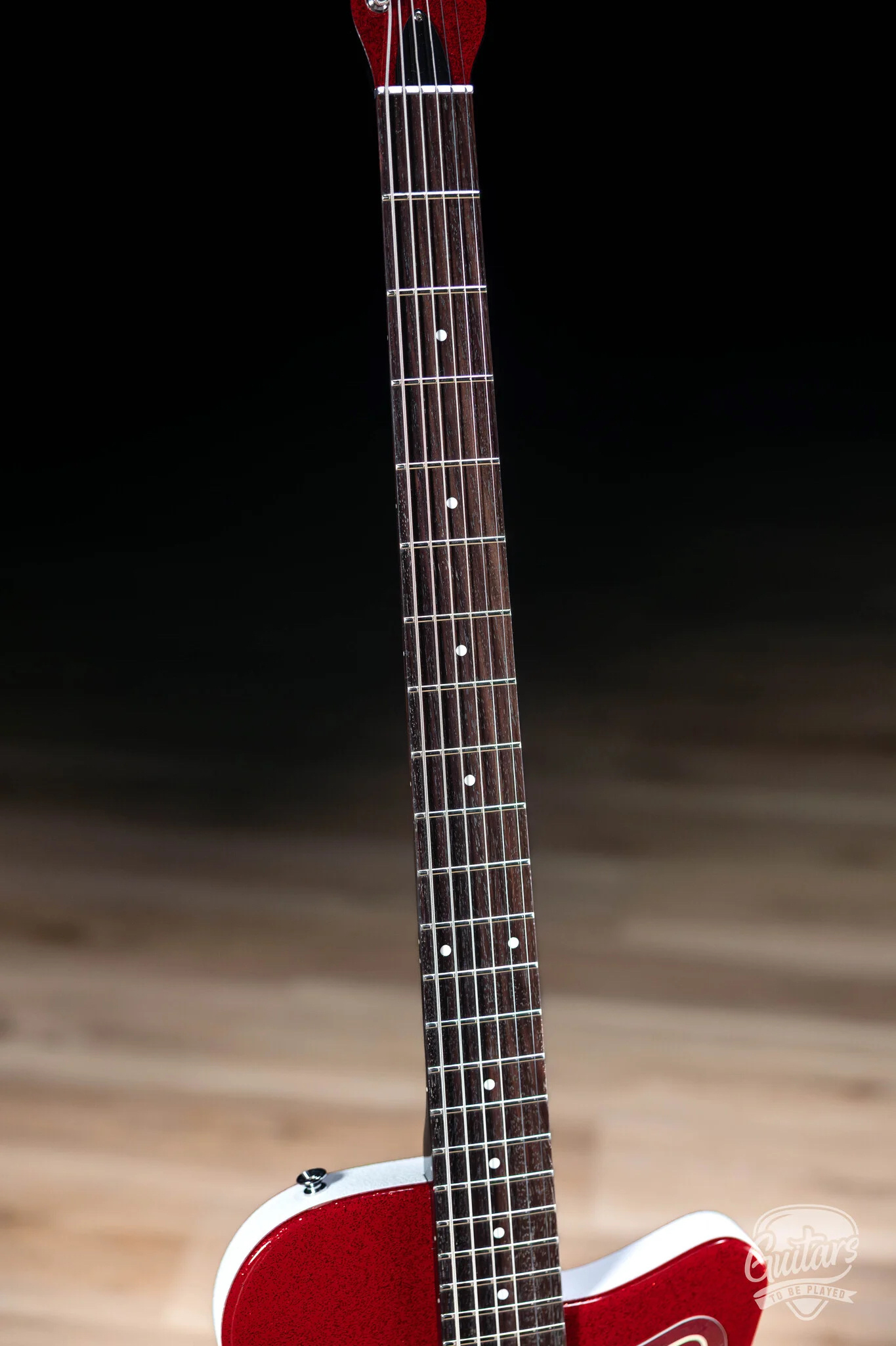 Danelectro Baritone Electric Guitar – Red Metalflake (B-Stock ...