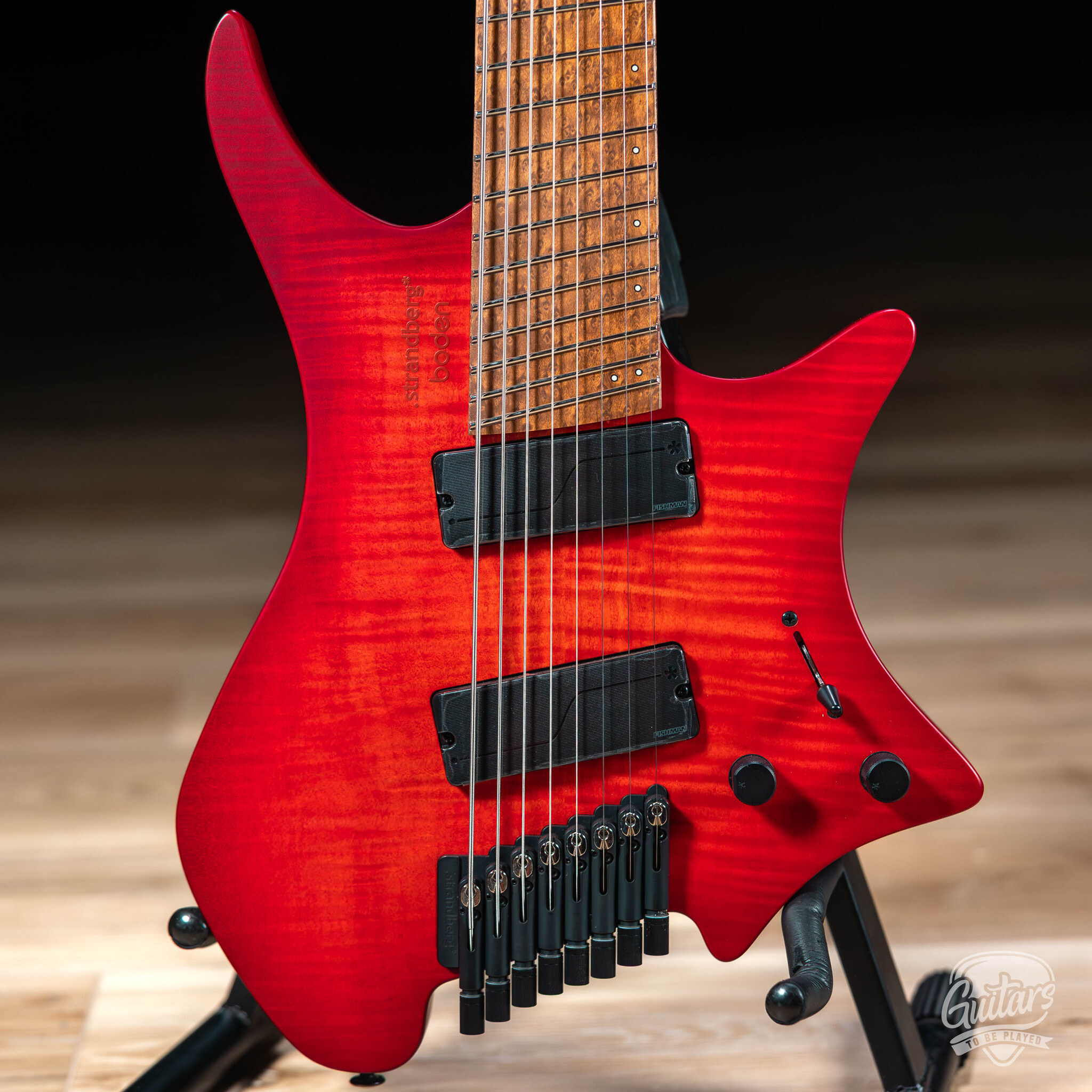Strandberg Boden Original N2.8 8 String Headless – Sunset Coral Burst ...