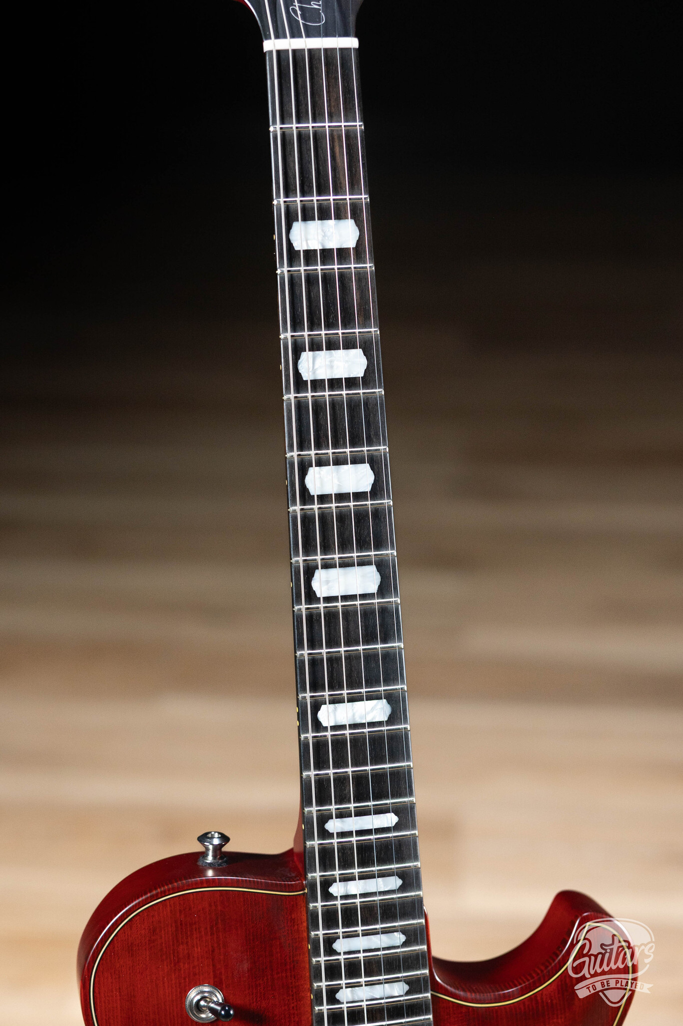 Knaggs Chena Spruce Top Hollowbody Guitar – Old Red Violin - Guitars To ...