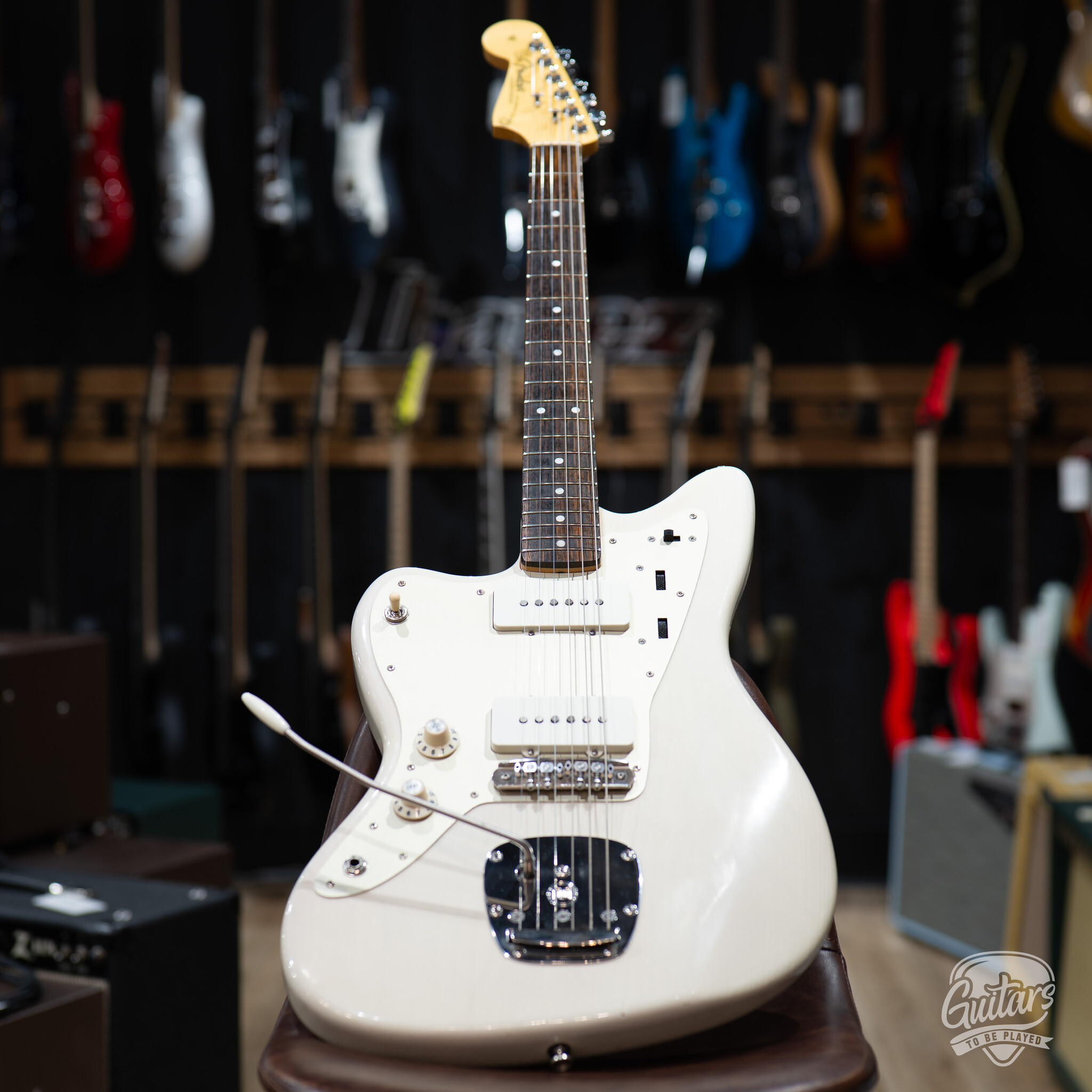 Used MJT VTJ Partscaster Left-Handed Mastery w/ Case – White Blonde ...