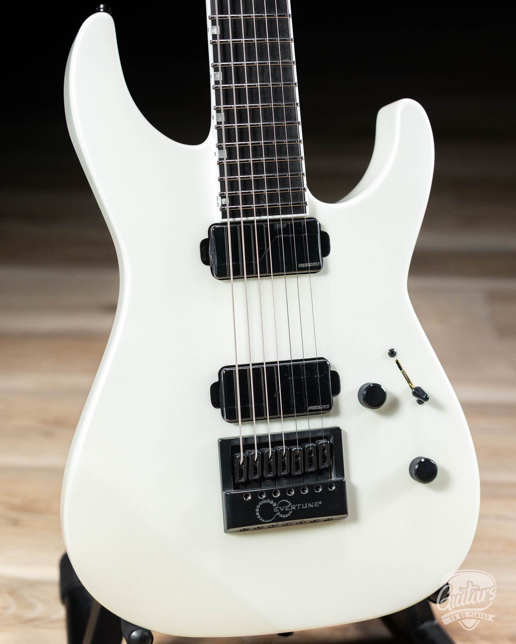 ESP Guitars ESP E-II M-II 7B Baritone 7-String Evertune Guitar w/ Case ...