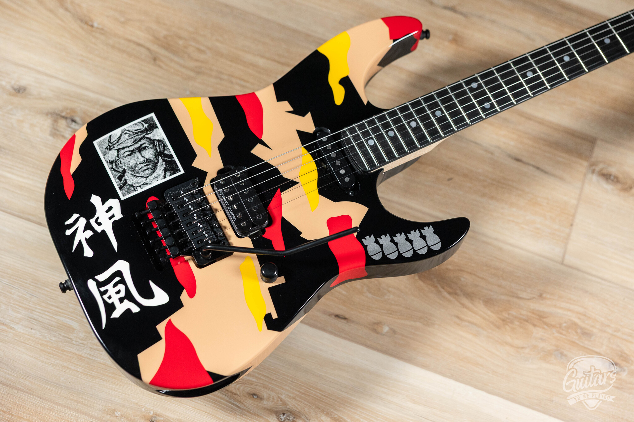 ESP Japan Custom Kamikaze-1 George Lynch Signature Guitar – Graphic ...