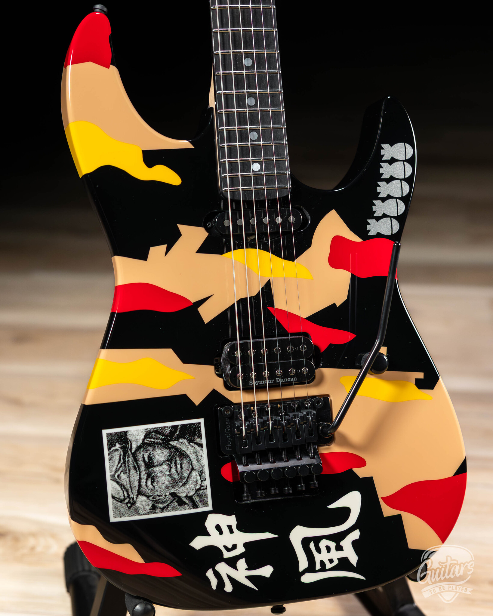ESP Japan Custom Kamikaze-1 George Lynch Signature Guitar – Graphic ...