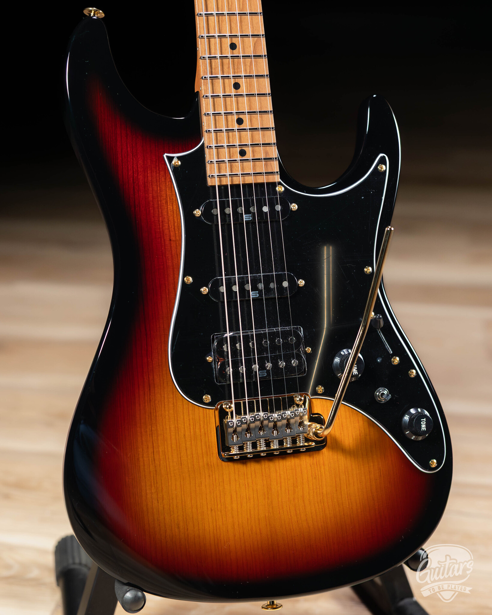Ibanez AZ2204AG Prestige HSS Guitar w/ Case – Tri-Fade Burst - Guitars ...