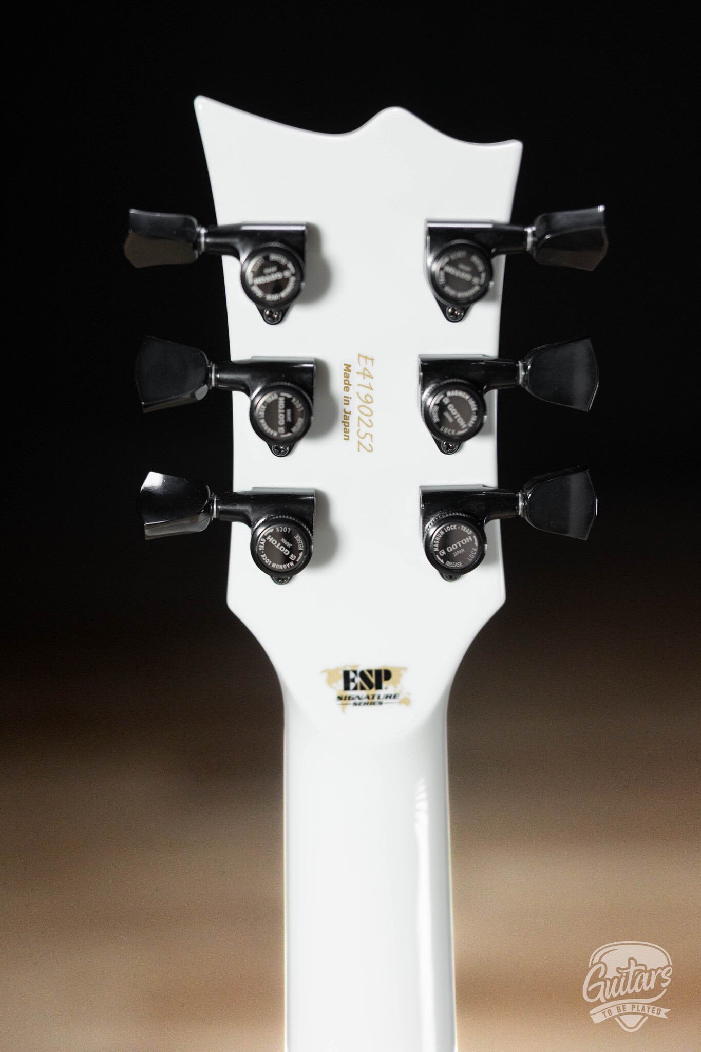 ESP Japan Custom Shop Iron Cross James Hetfield Guitar – Snow White ...