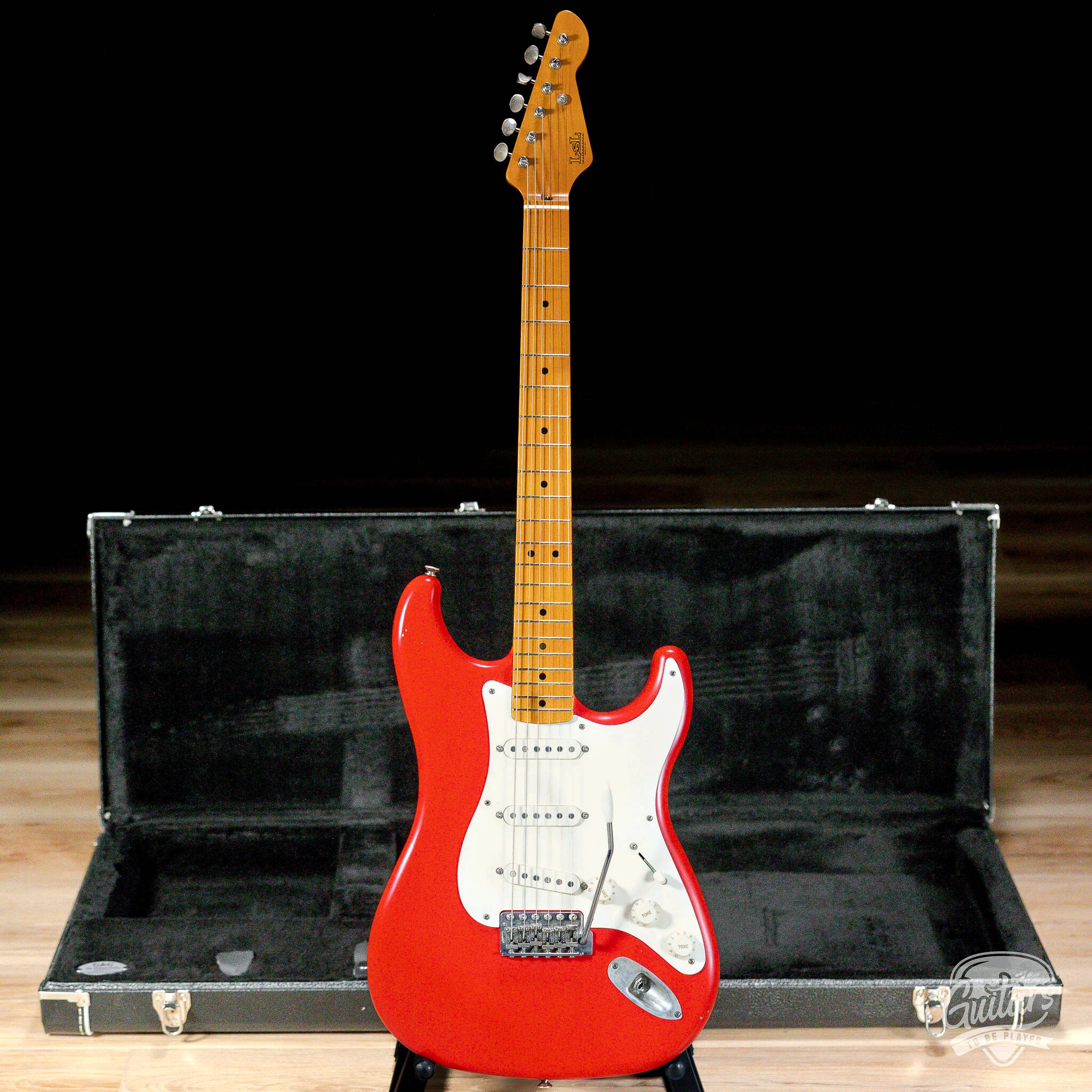LsL Instruments Fleming Series Saticoy '50s Maple Neck SSS –Dakota Red ...