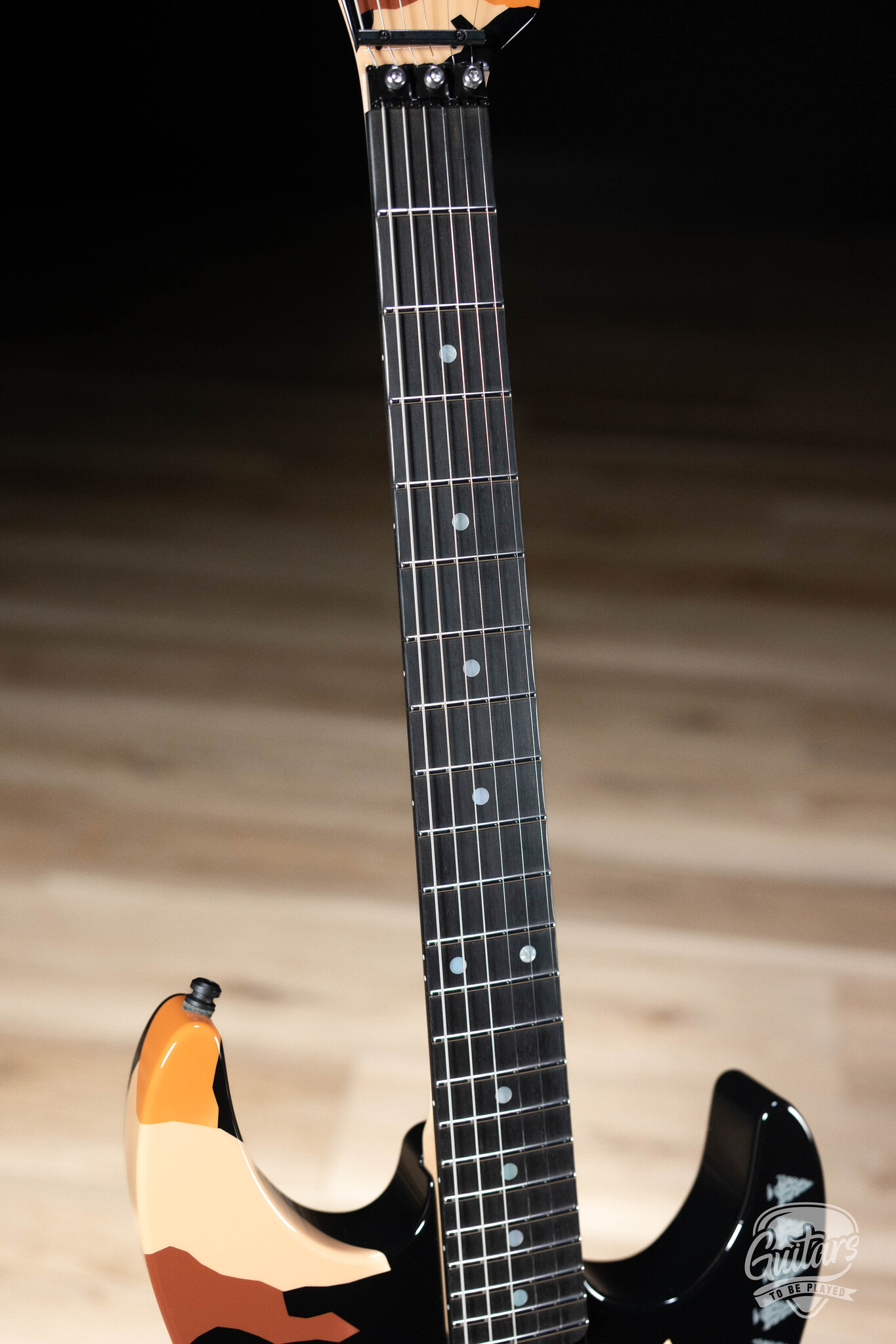 ESP Custom Shop Desert Eagle George Lynch Guitar – Black w/ Graphic ...